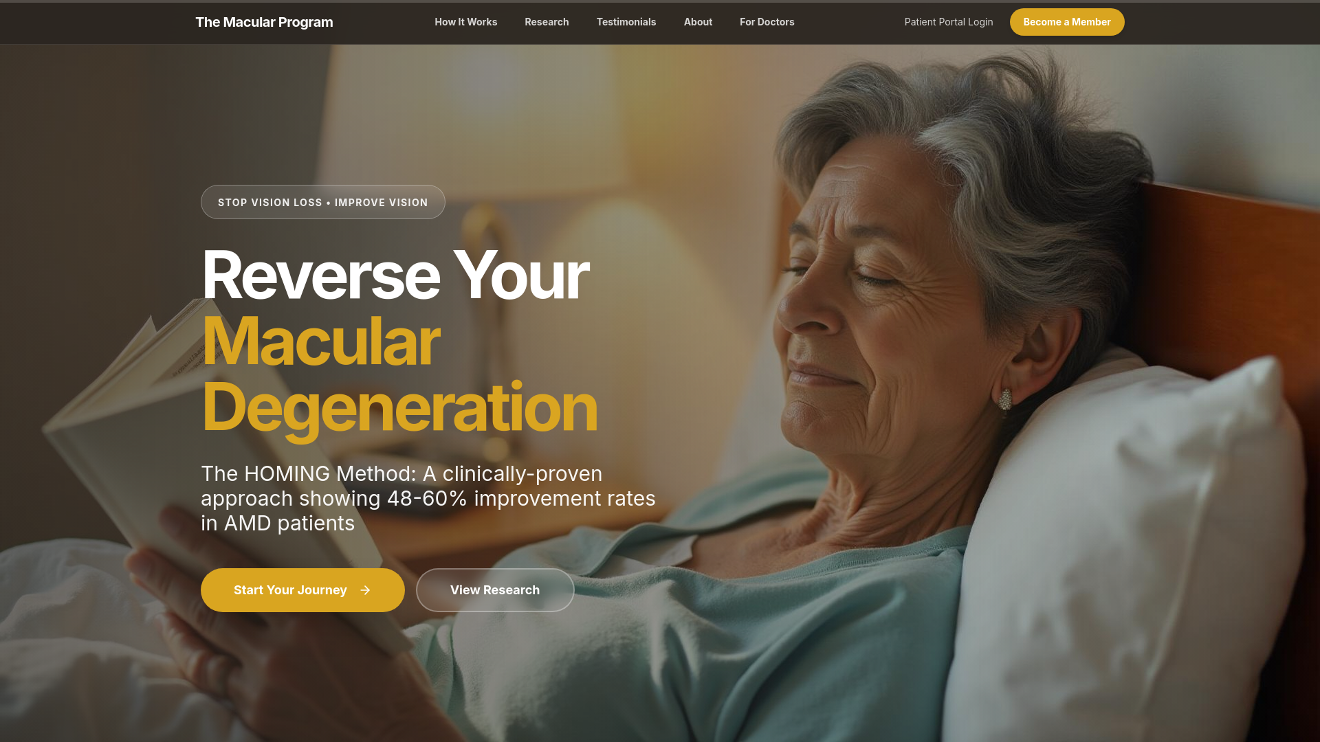 The Macular Program | Prevent & Reverse Macular Degeneration