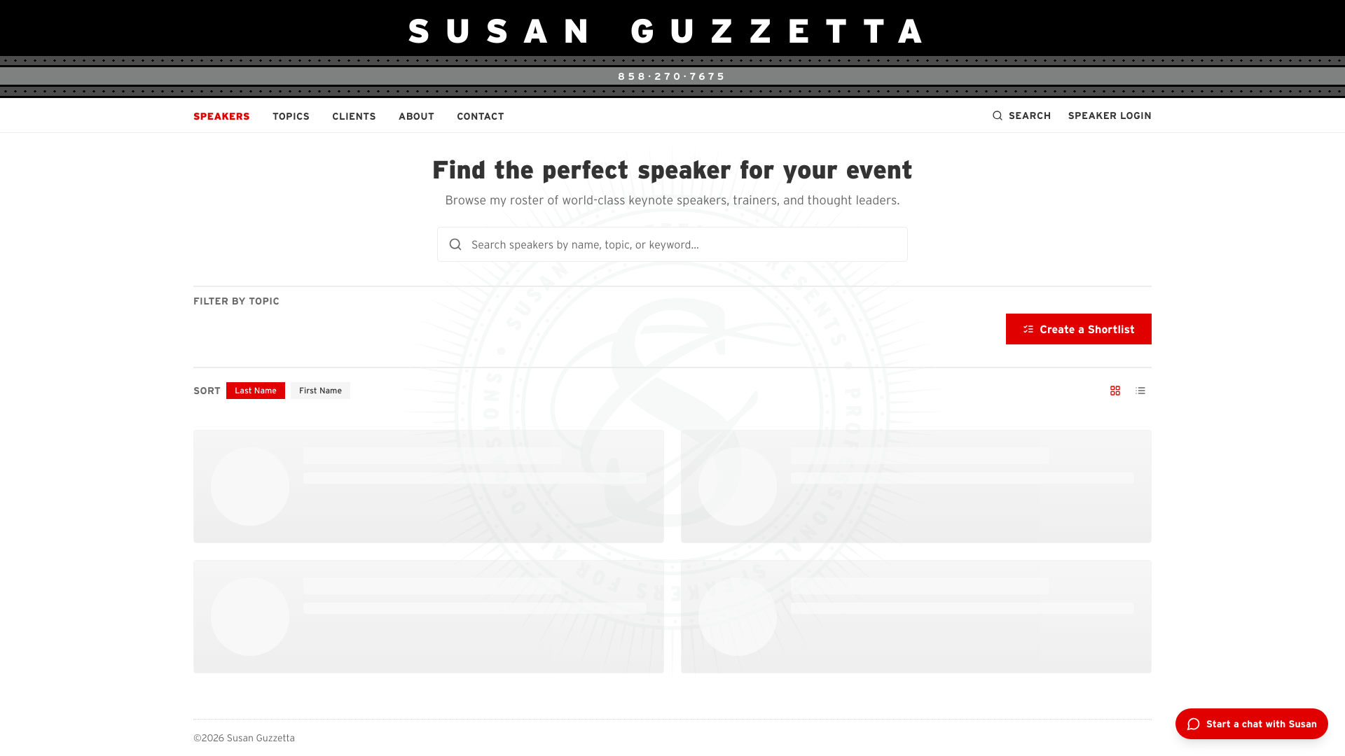 Susan Guzzetta Speaker Bureau
