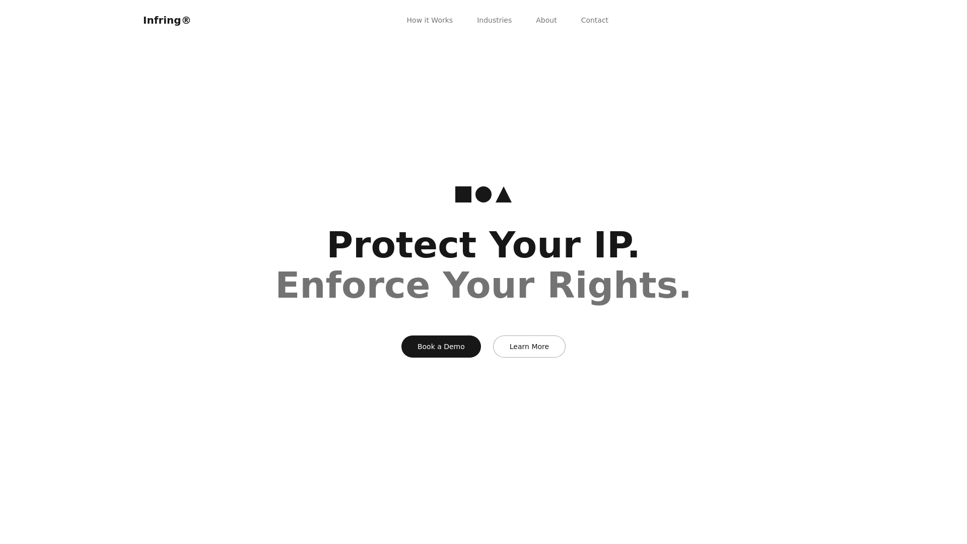 Infring - Protect Your IP. Enforce Your Rights.