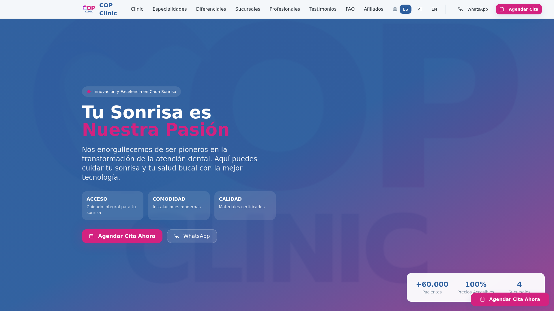 COP Clinic Odontología - Innovación y Excelencia en Cada Sonrisa