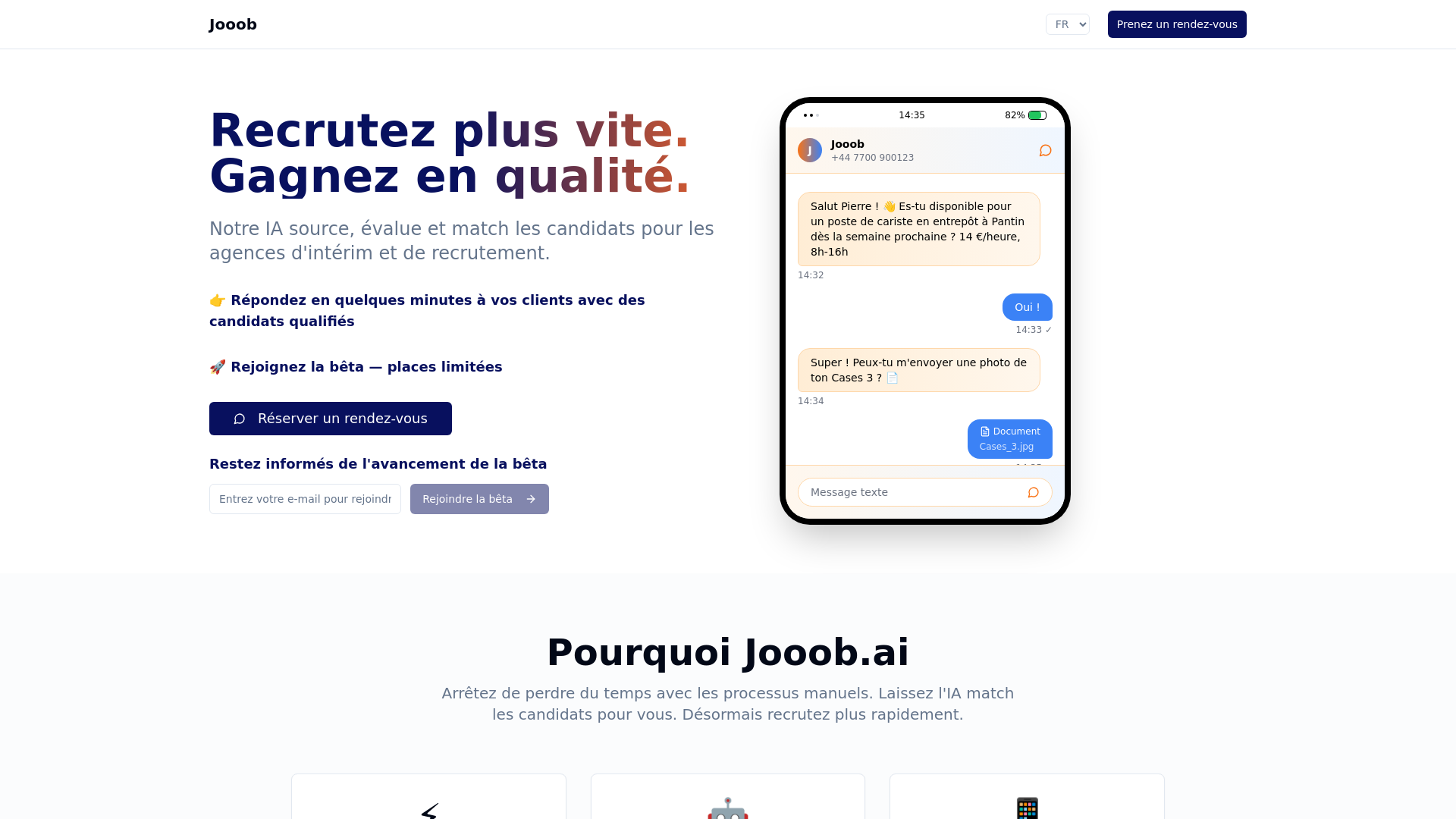 Jooob - Connectez-vous aux meilleures agences