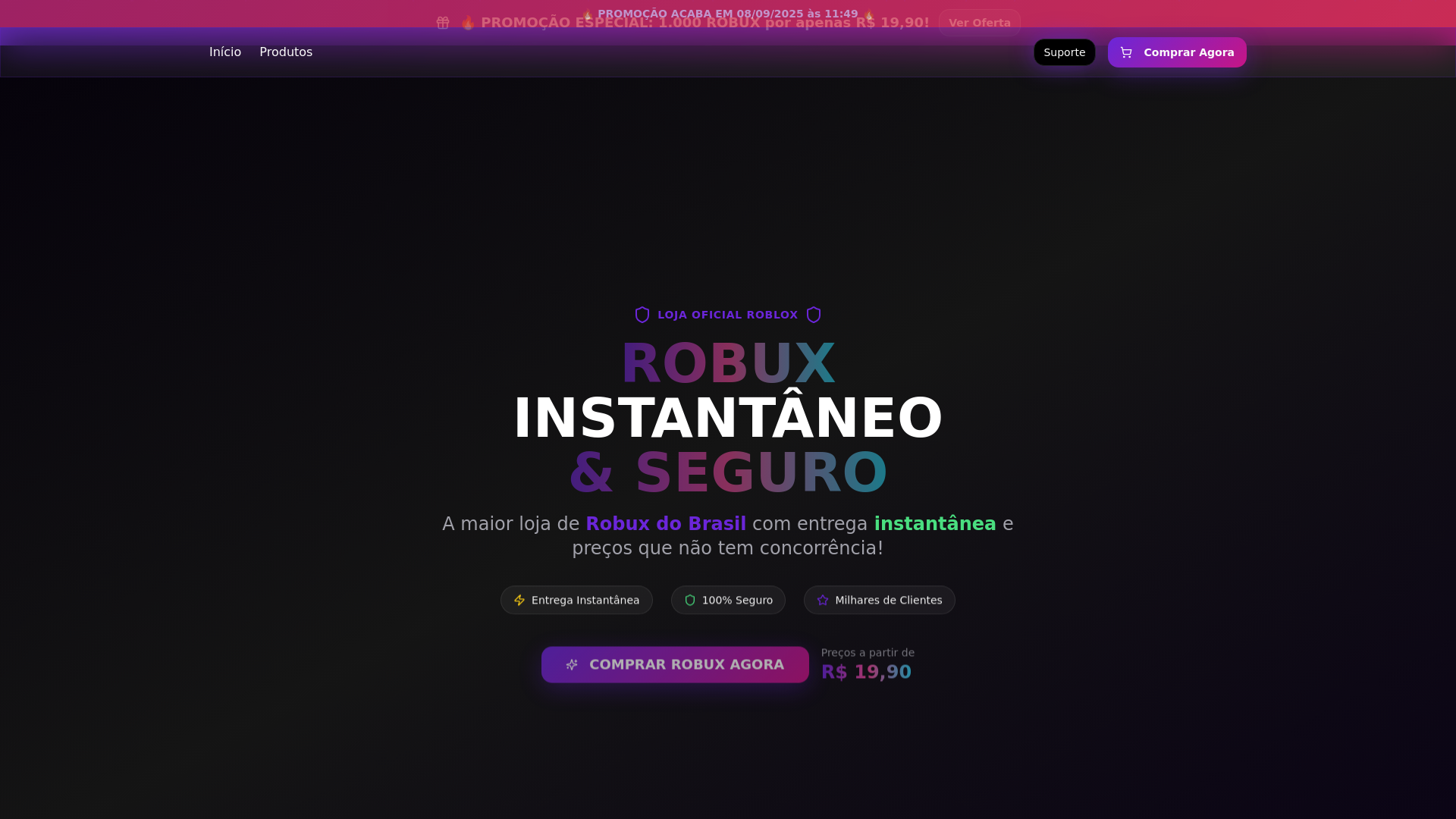 BloxBux - Compre Robux com os Melhores Preços | Entrega Instantânea