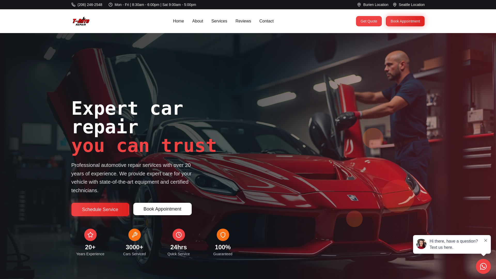 T-Auto Repair - Professional Automotive Service in Seattle & Burien