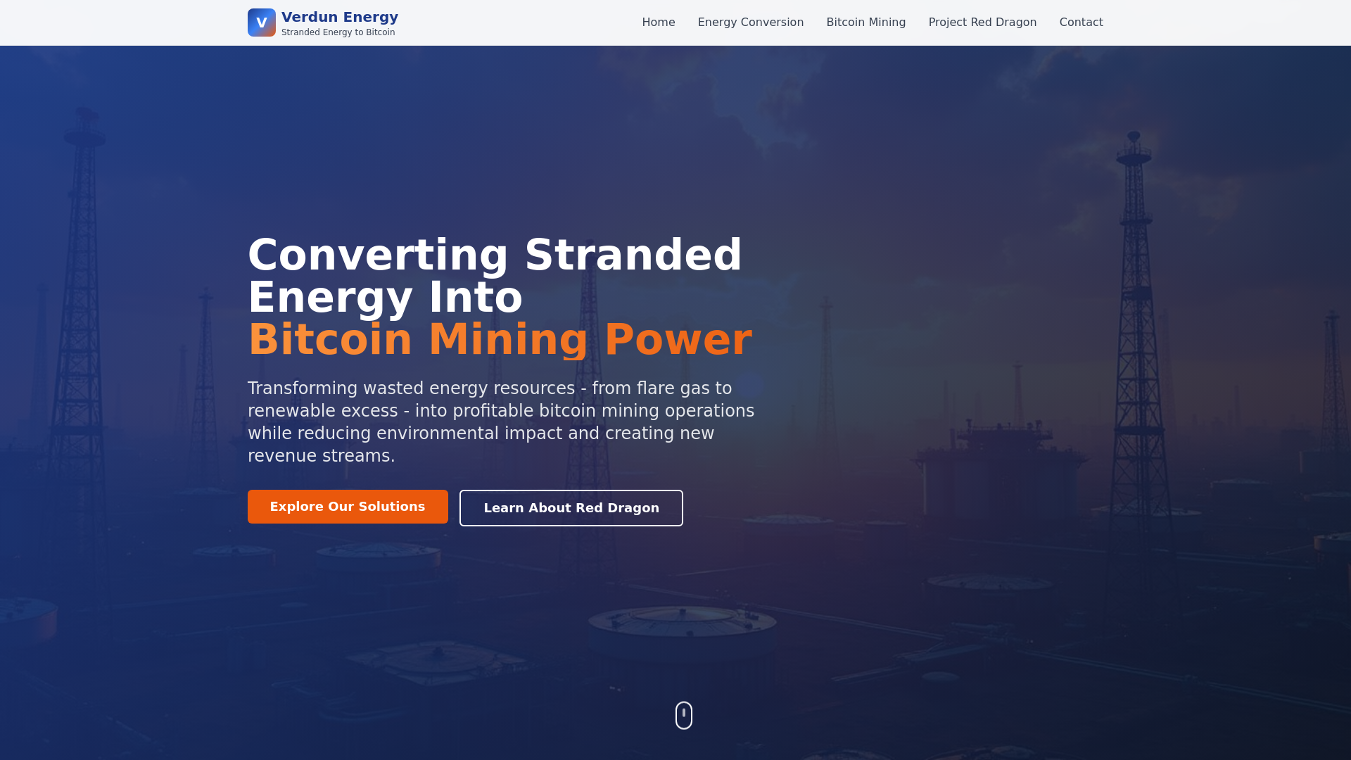 Verdun Energy - Stranded Energy to Bitcoin Mining Solutions