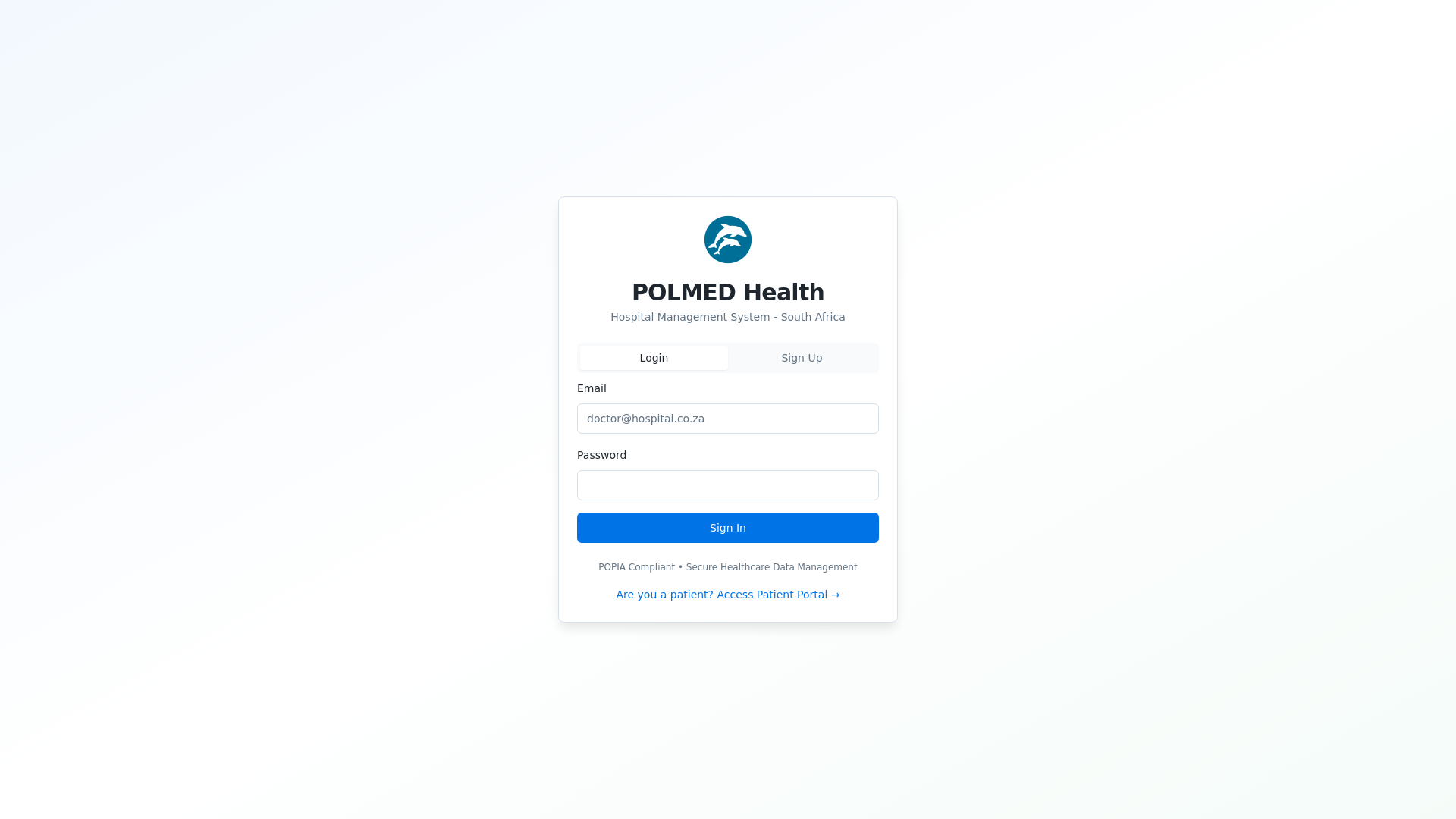 POLMED Health - Hospital Management System