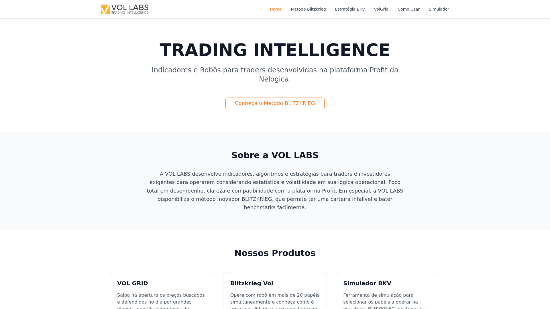 VOL LABS - Trading Intelligence