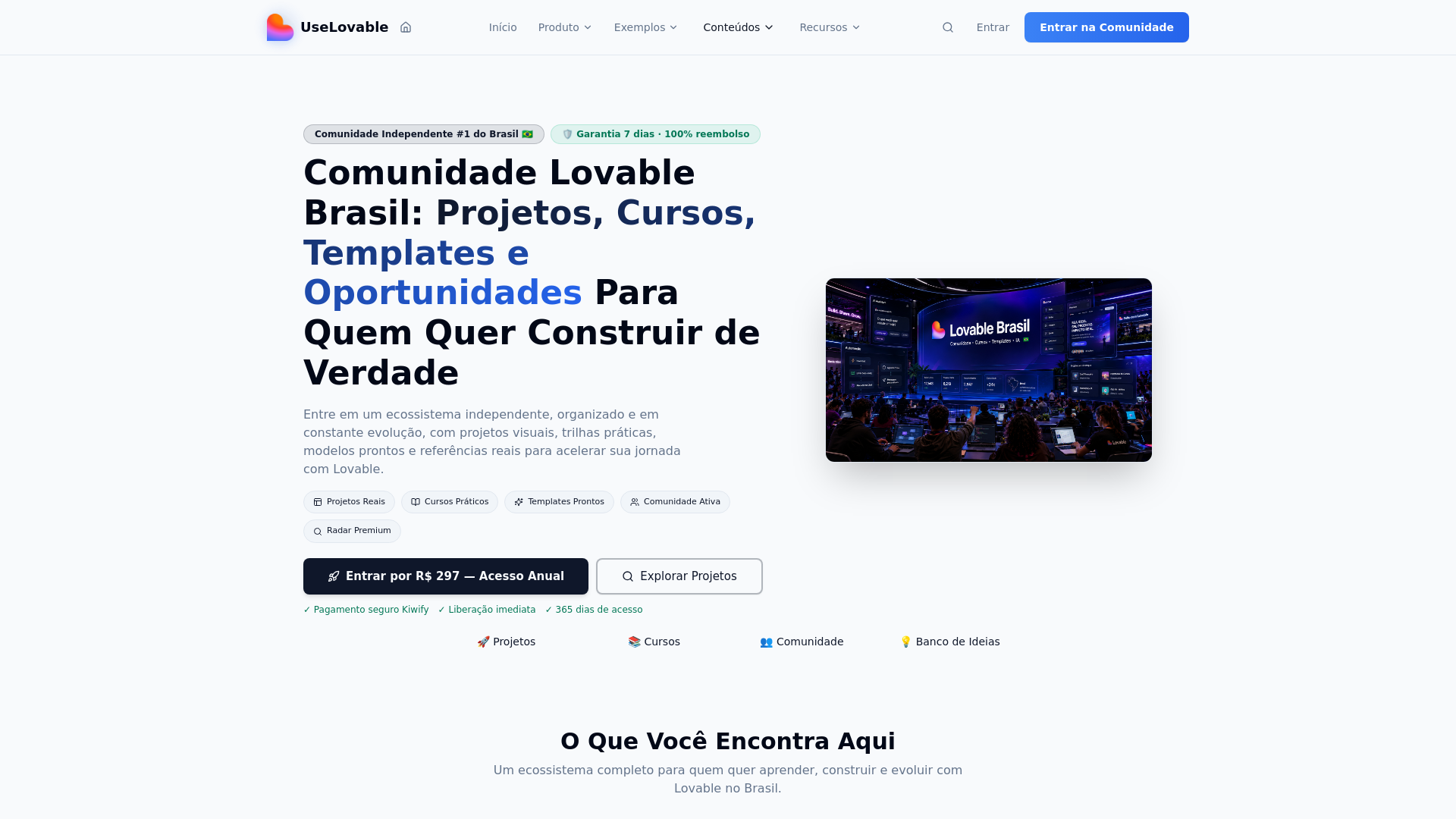 Comunidade Lovable Brasil | Projetos, Cursos e Oportunidades