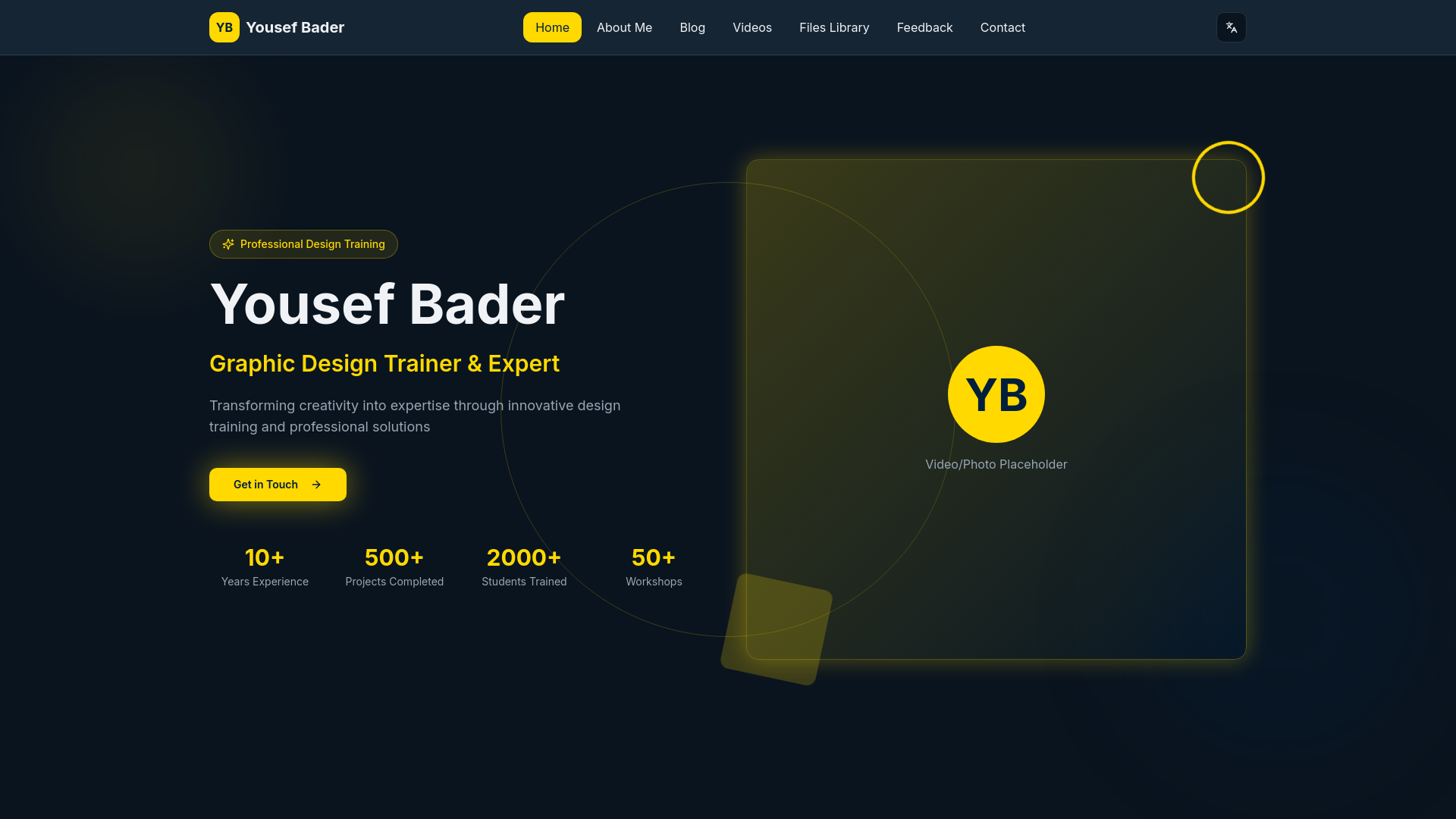 Yousef Bader | Graphic Design Trainer & Expert