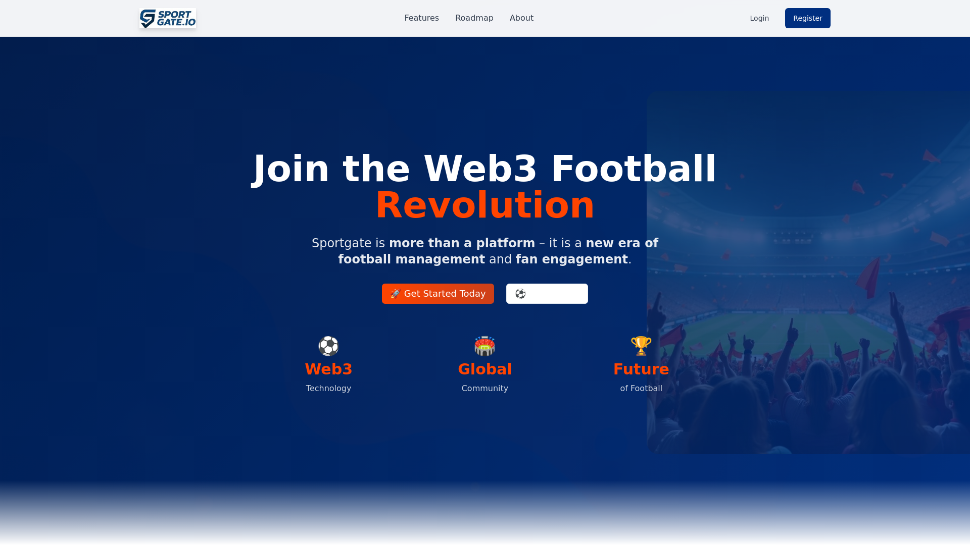 SportGate - Join the Web3 Football Revolution