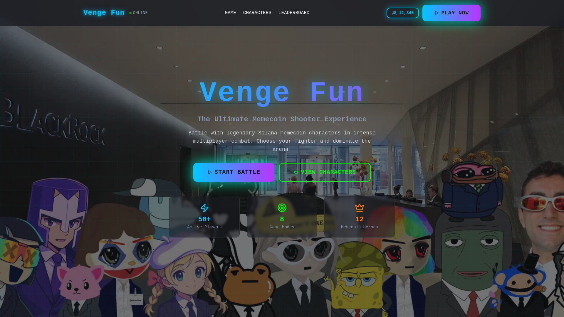 Venge Fun - Ultimate Memecoin Shooter Game