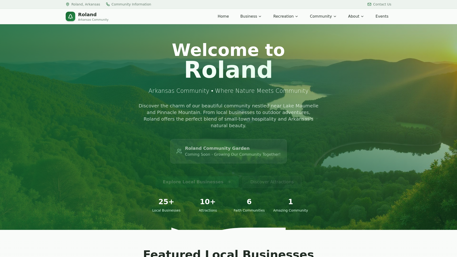 Roland, Arkansas - Community Website