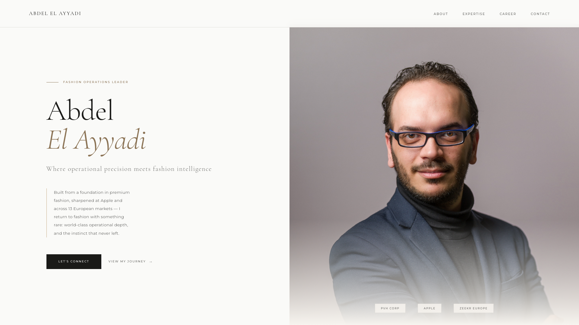 Abdel El Ayyadi — Operations · Leadership · Scale