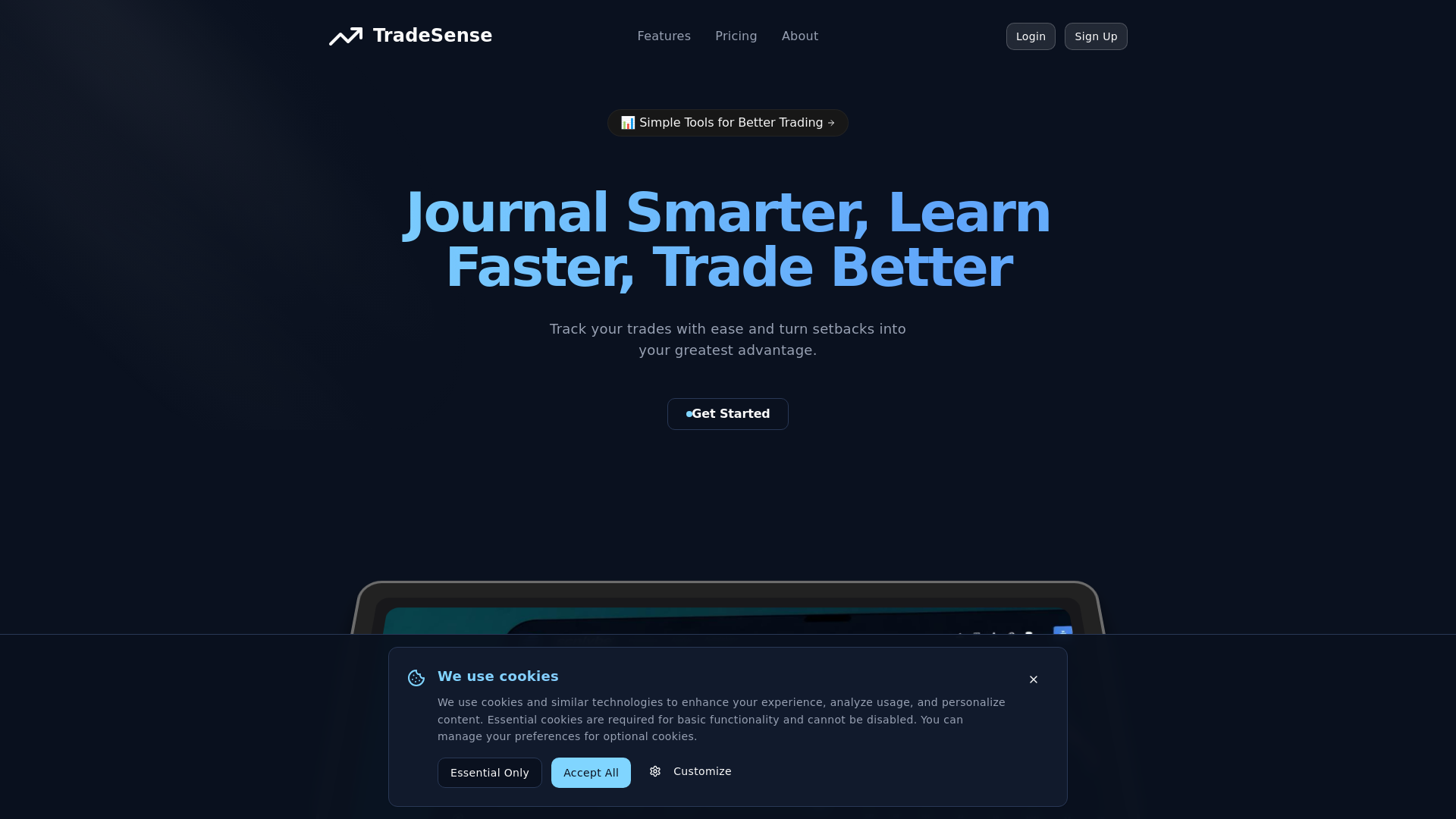TradeSense - Professional Trading Journal & Analytics Platform