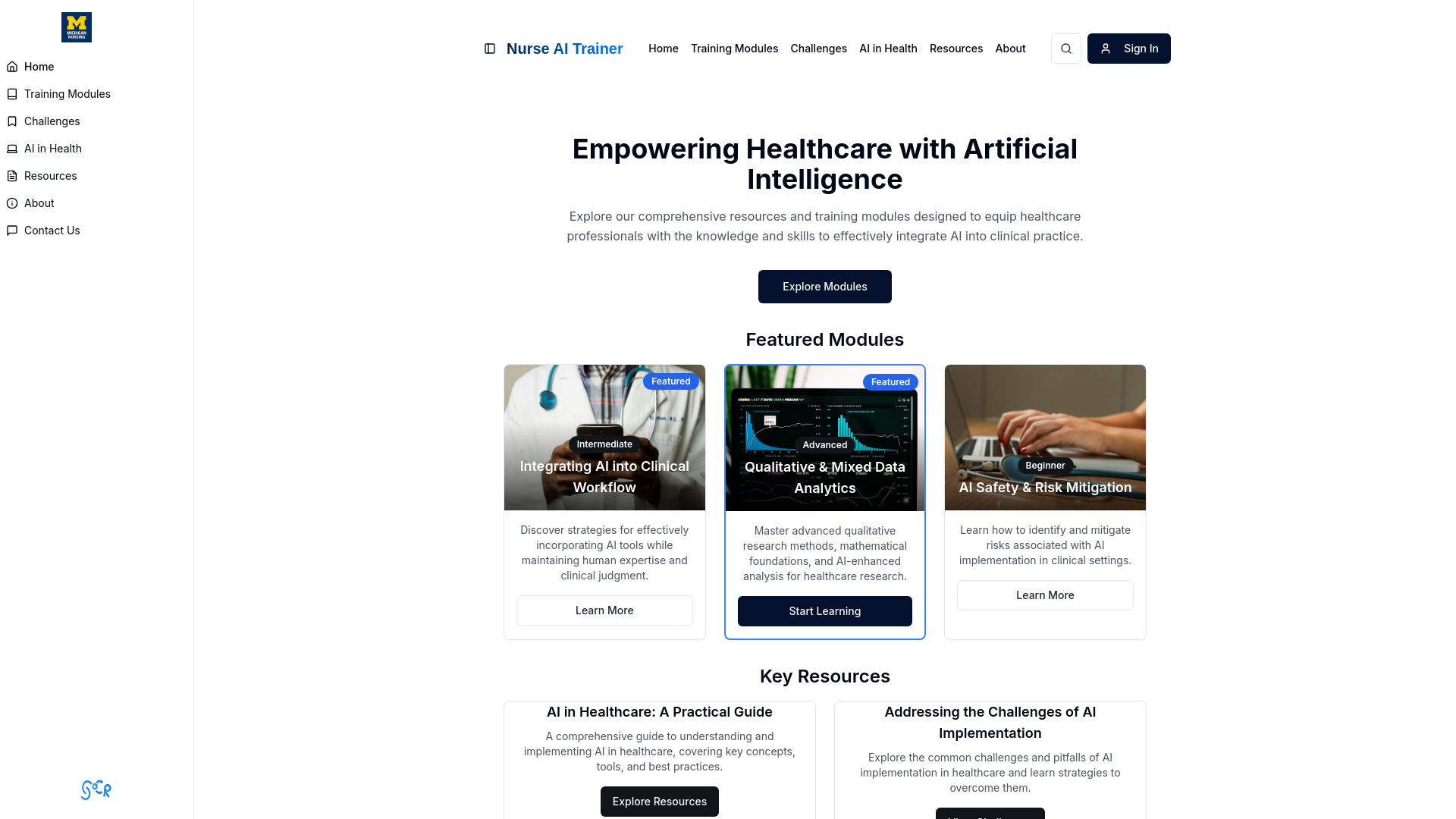Nurse AI Trainer (NAIT)
