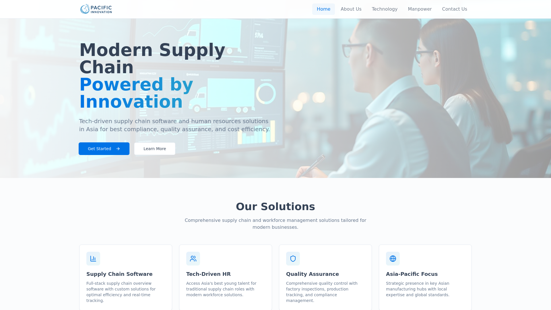 Pacific Innovation Limited | Modern Supply Chain Solutions in Asia