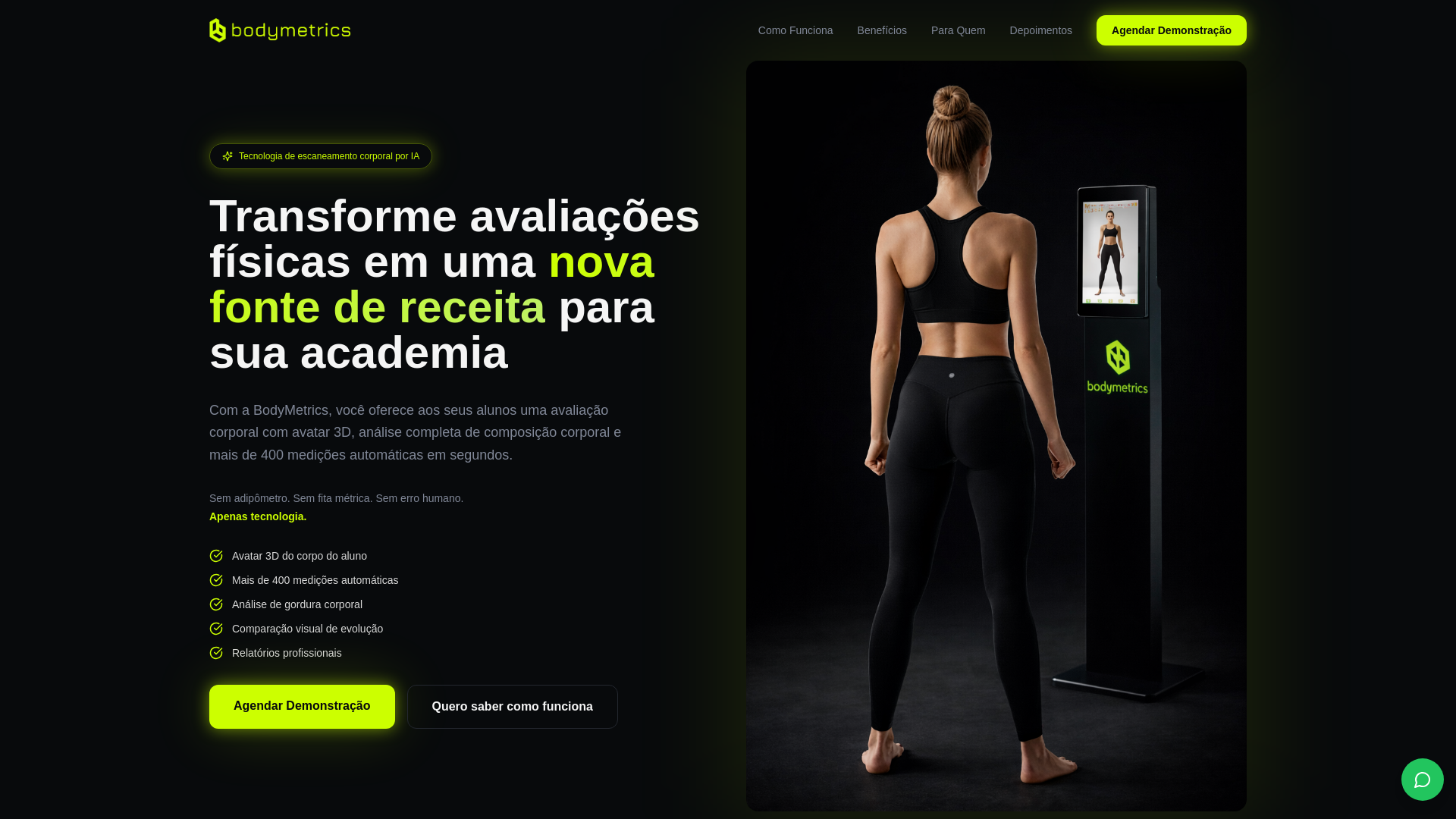 BodyMetrics — Avaliação Corporal 3D por IA