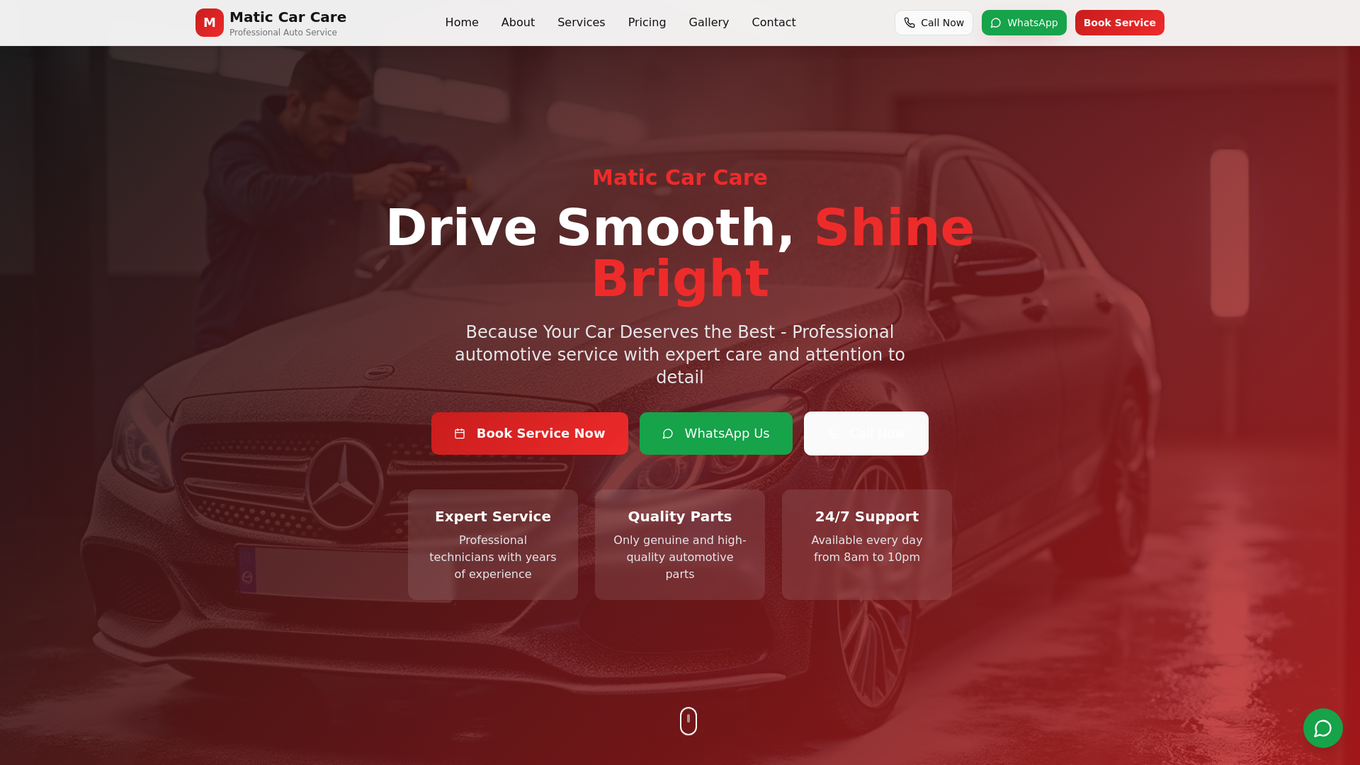 Matic Car Care - Professional Auto Service | Car Wash & Repair