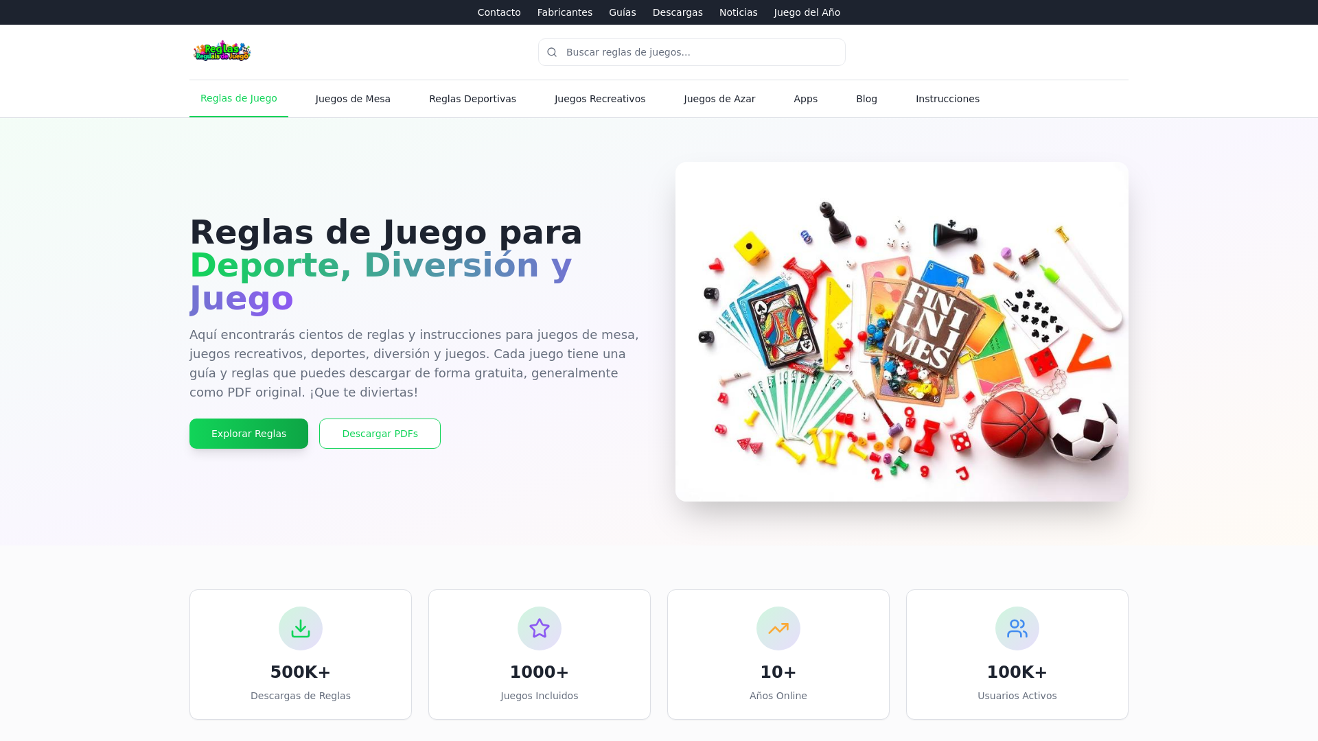 Reglas de Juego - Guías Completas para Deportes, Juegos de Mesa y Diversión
