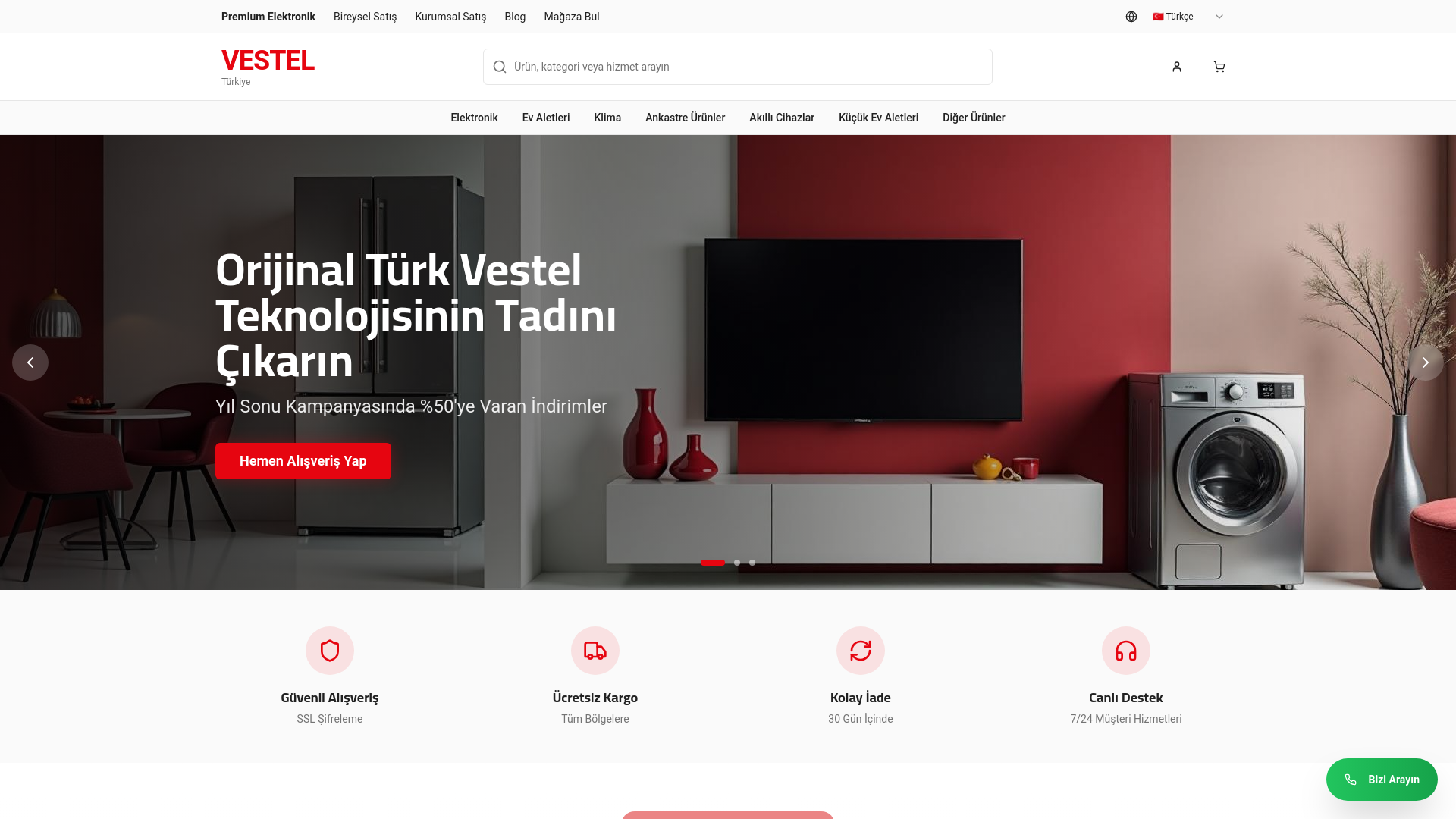 Vestel Saudi Arabia | Official Online Store - Premium Home Appliances ...