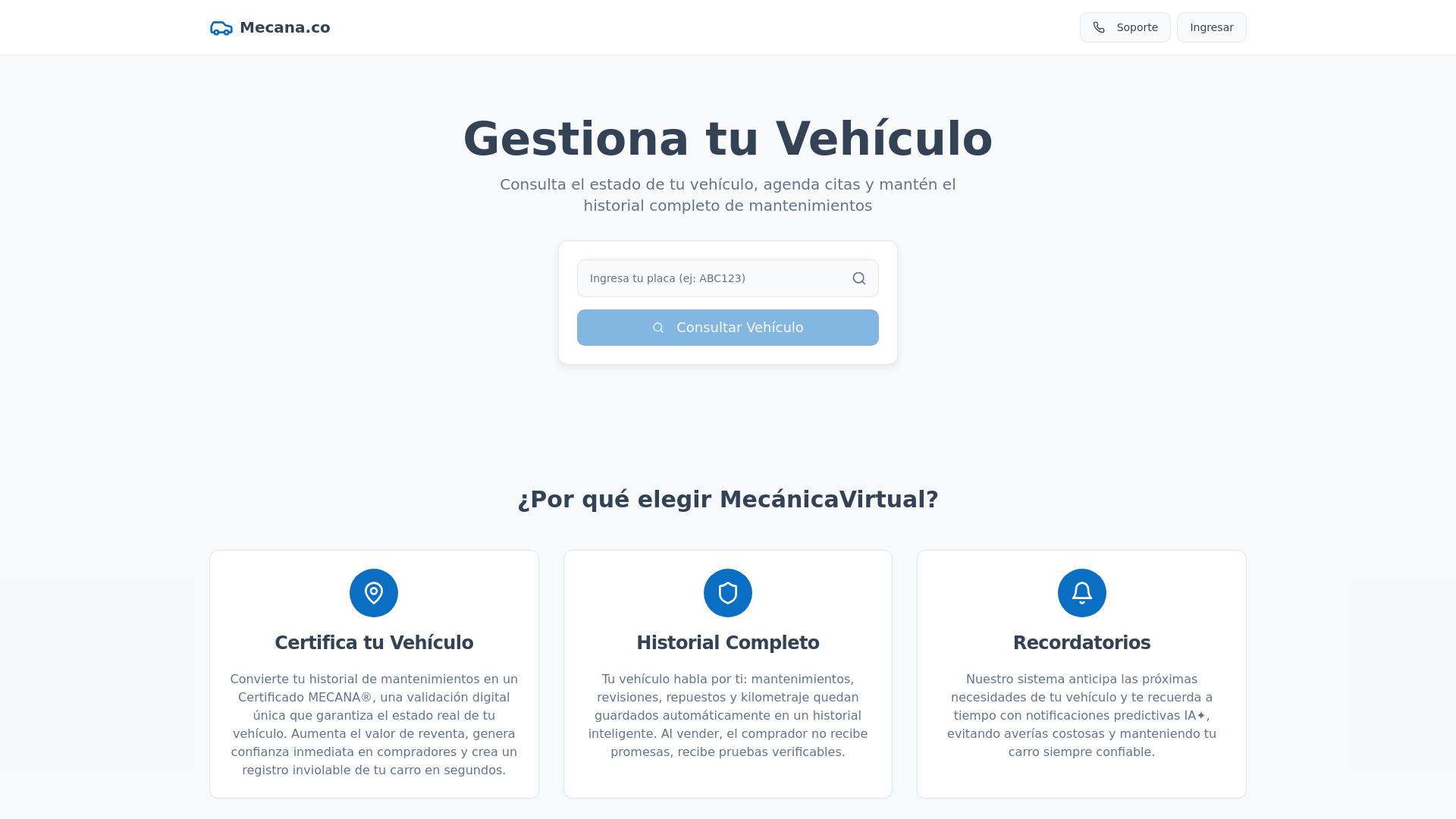 MECANA - Gestión Inteligente para Talleres Mecánicos