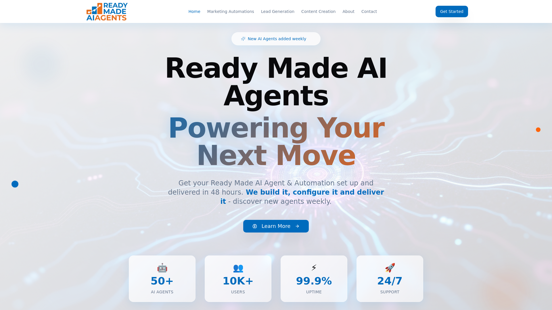 Ready-Made AI Agents for Automation & Growth