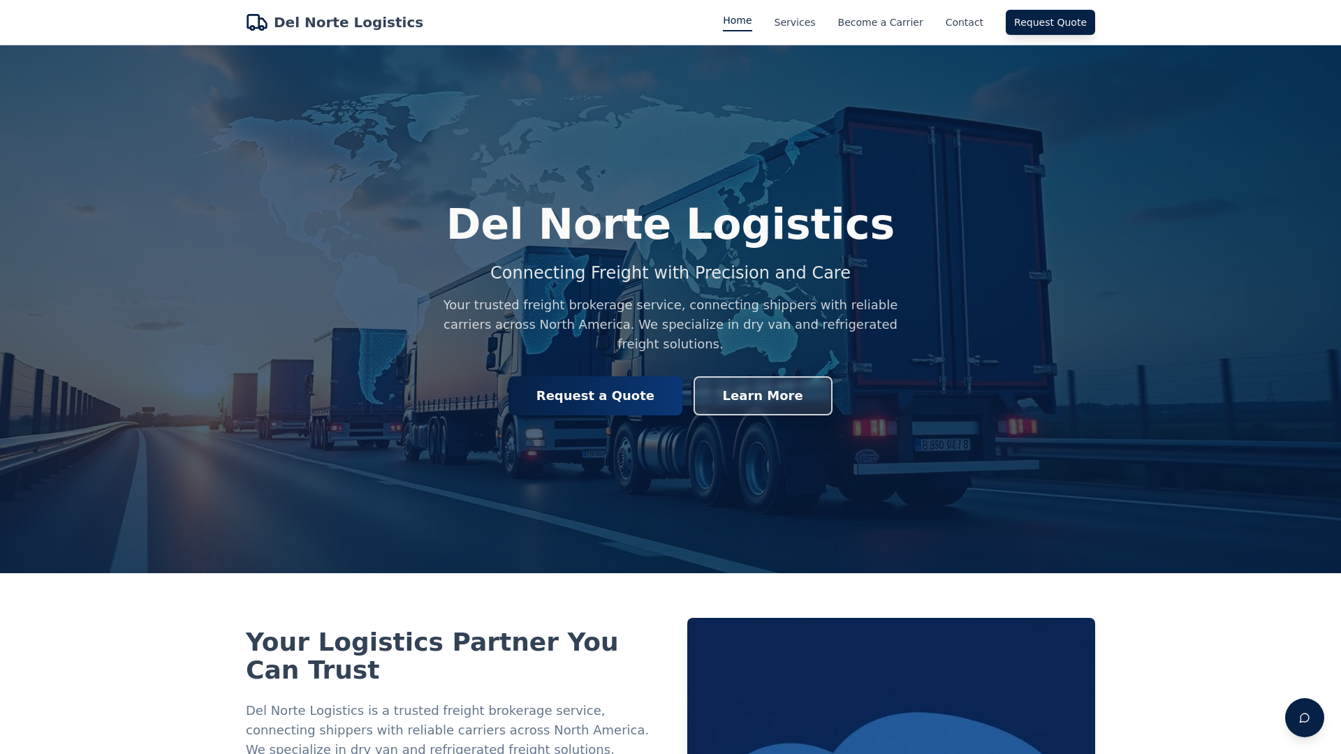 Del Norte Logistics - Connecting Freight with Precision and Care