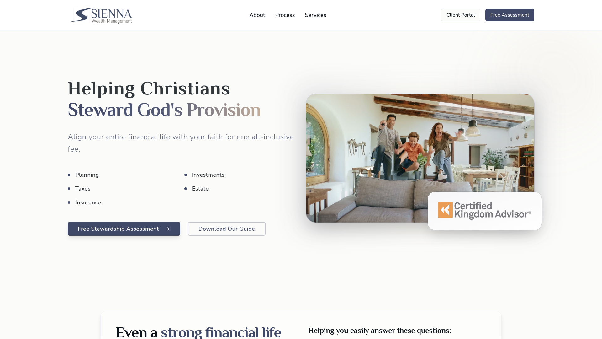 Biblical Financial Planning for Christian Families | Sienna Wealth