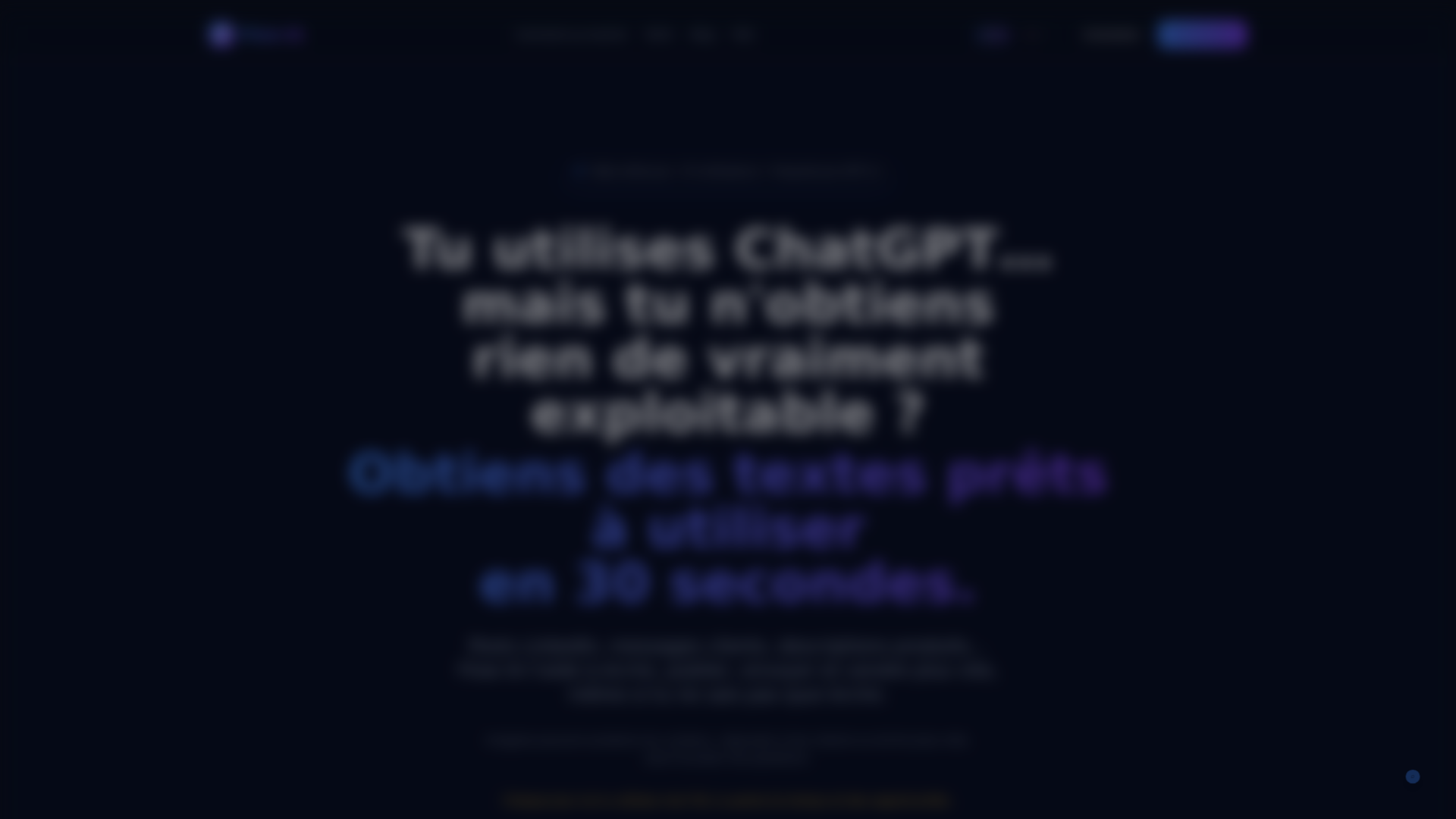Flow-IA - Perfect AI Prompts in 10 Seconds | ChatGPT, Claude, Gemini
