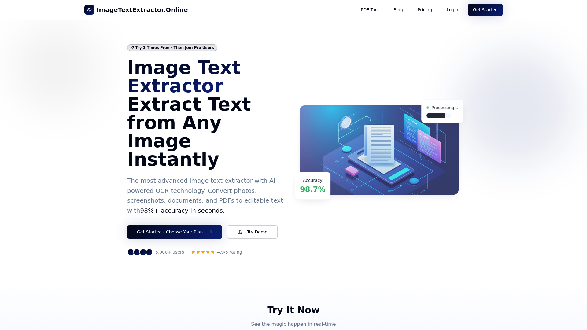 ImageTextExtractor.Online - AI-Powered OCR Tool