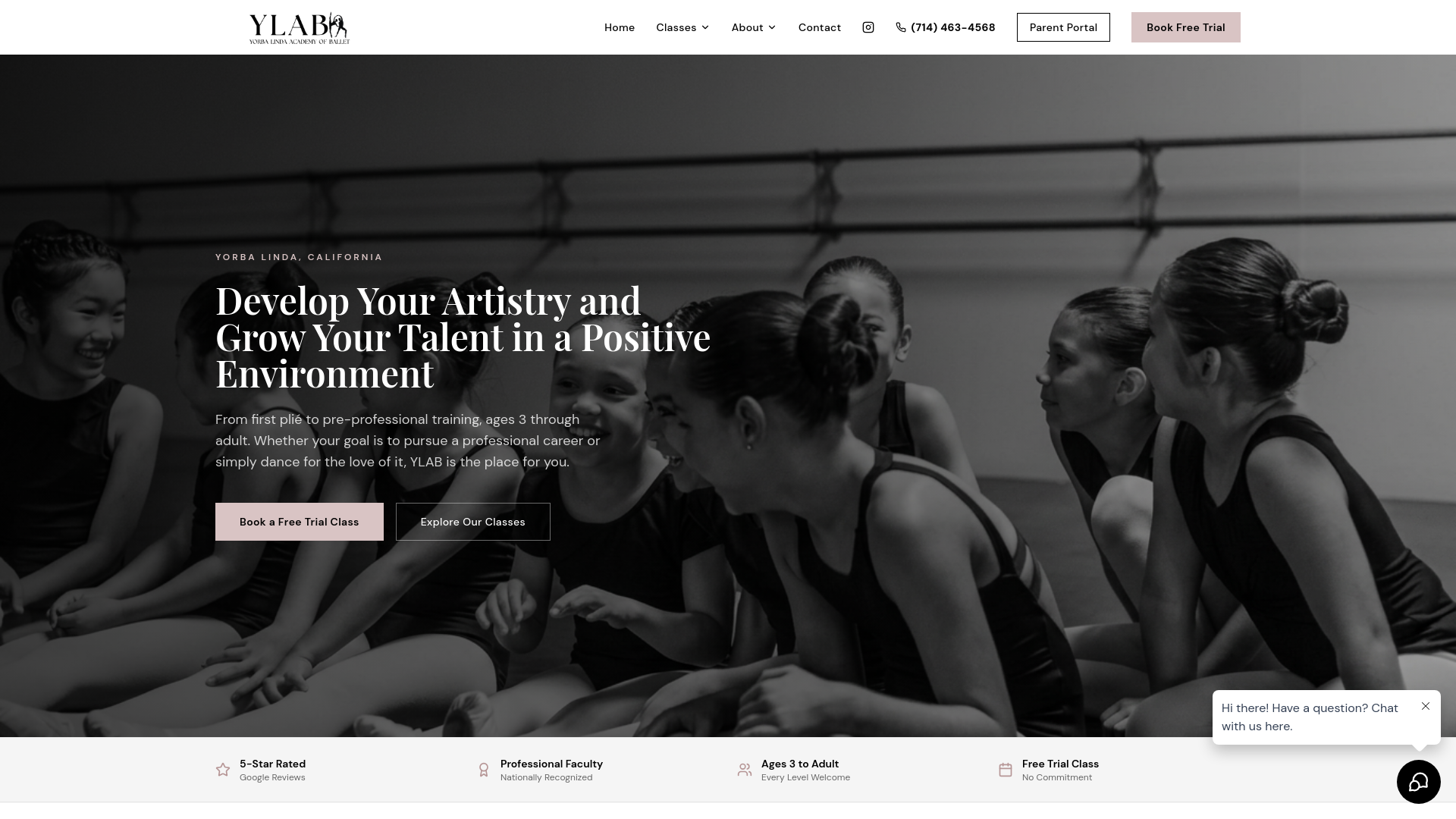 Yorba Linda Academy of Ballet | Premier Ballet Training for All Ages
