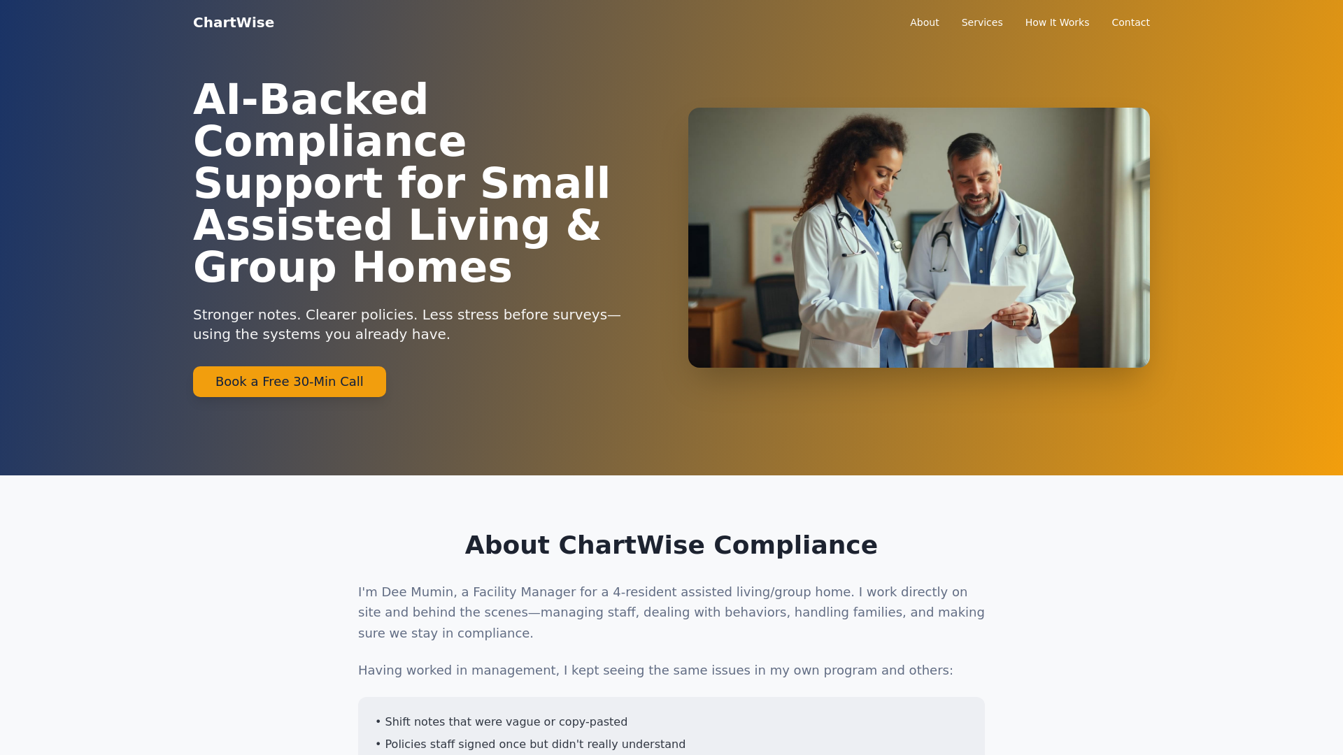 Assisted Living Documentation & Compliance Services