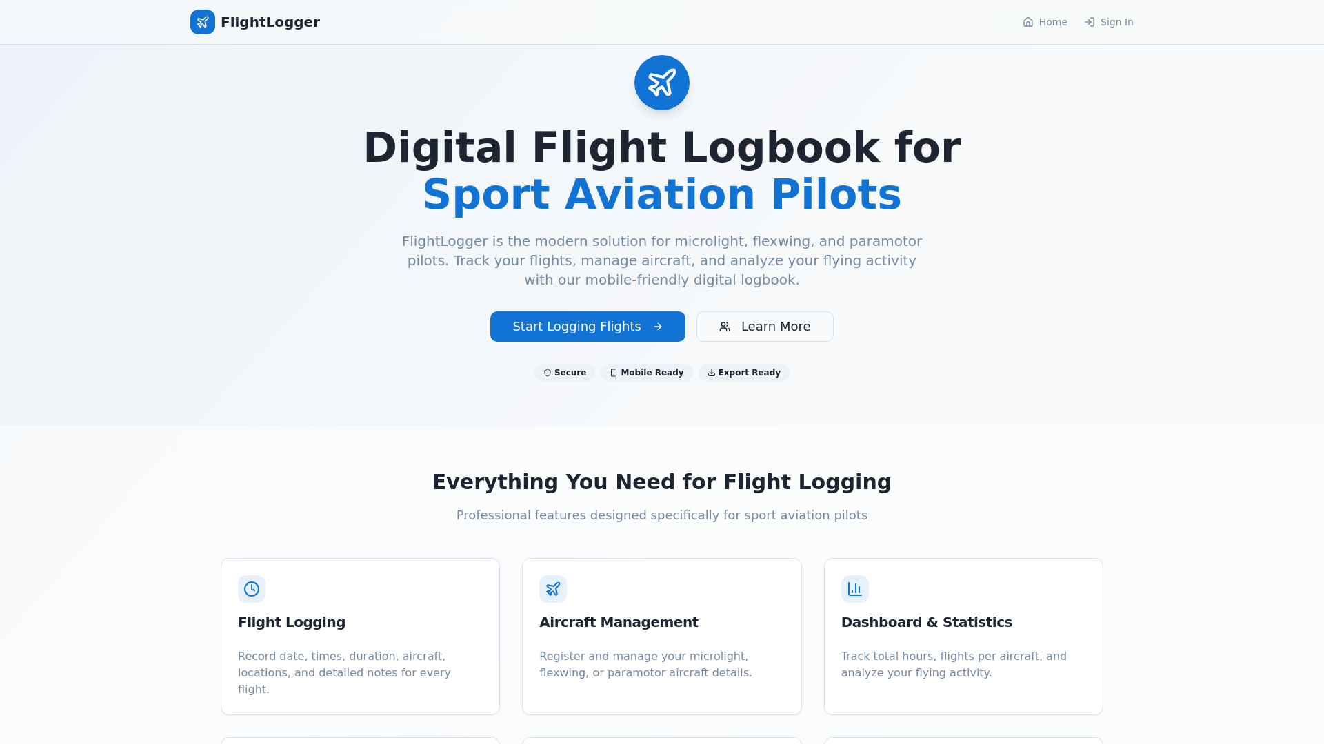 Flight Logger