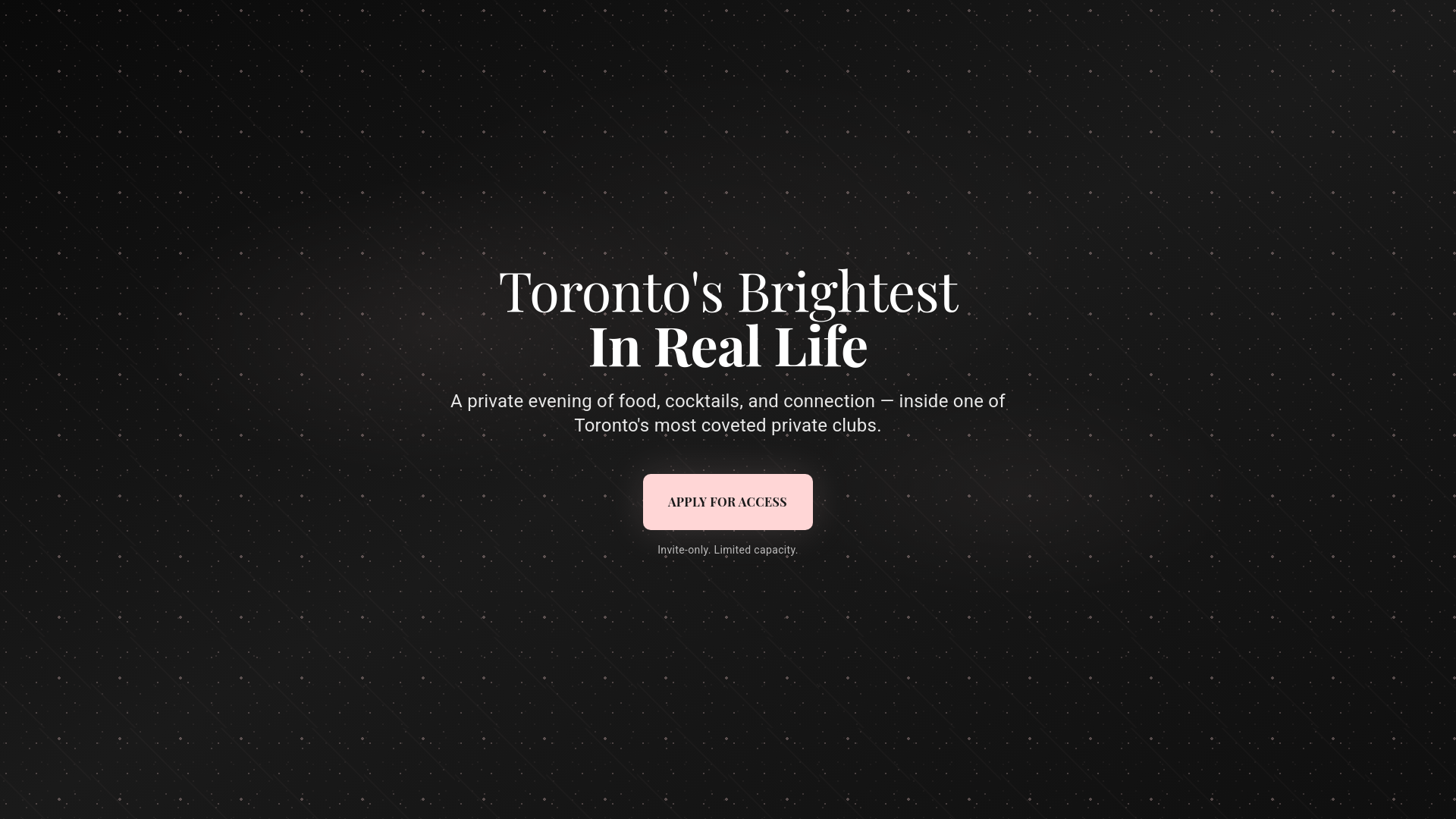 IRL | Toronto's Brightest - In Real Life