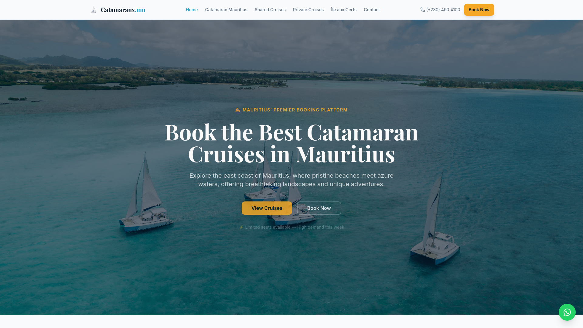 Catamaran Mauritius — Book Catamaran Cruises Direct | Catamarans.mu