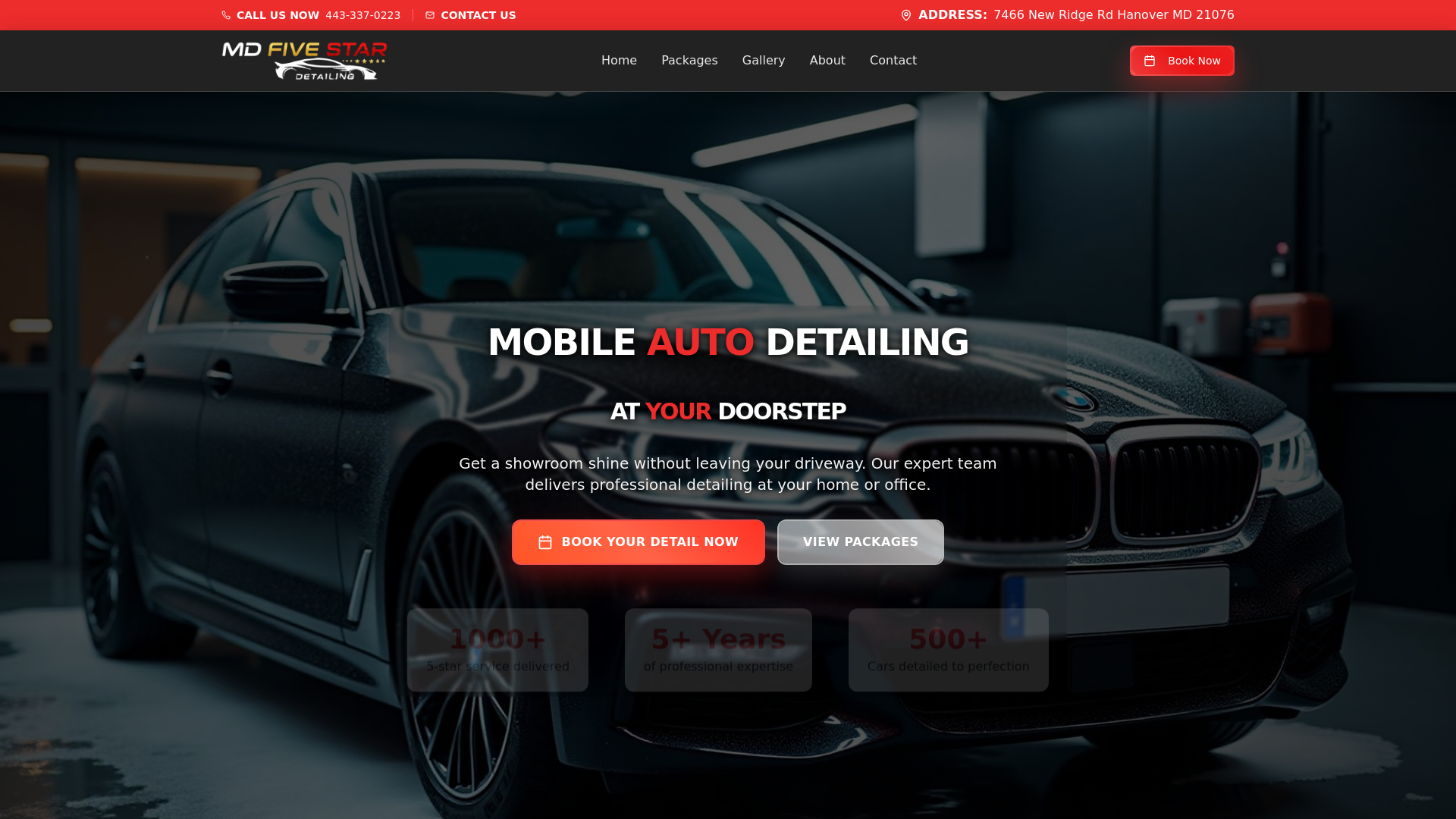 MD Five Star Mobile Car Detailing Tampa Bay | Professional Auto ...