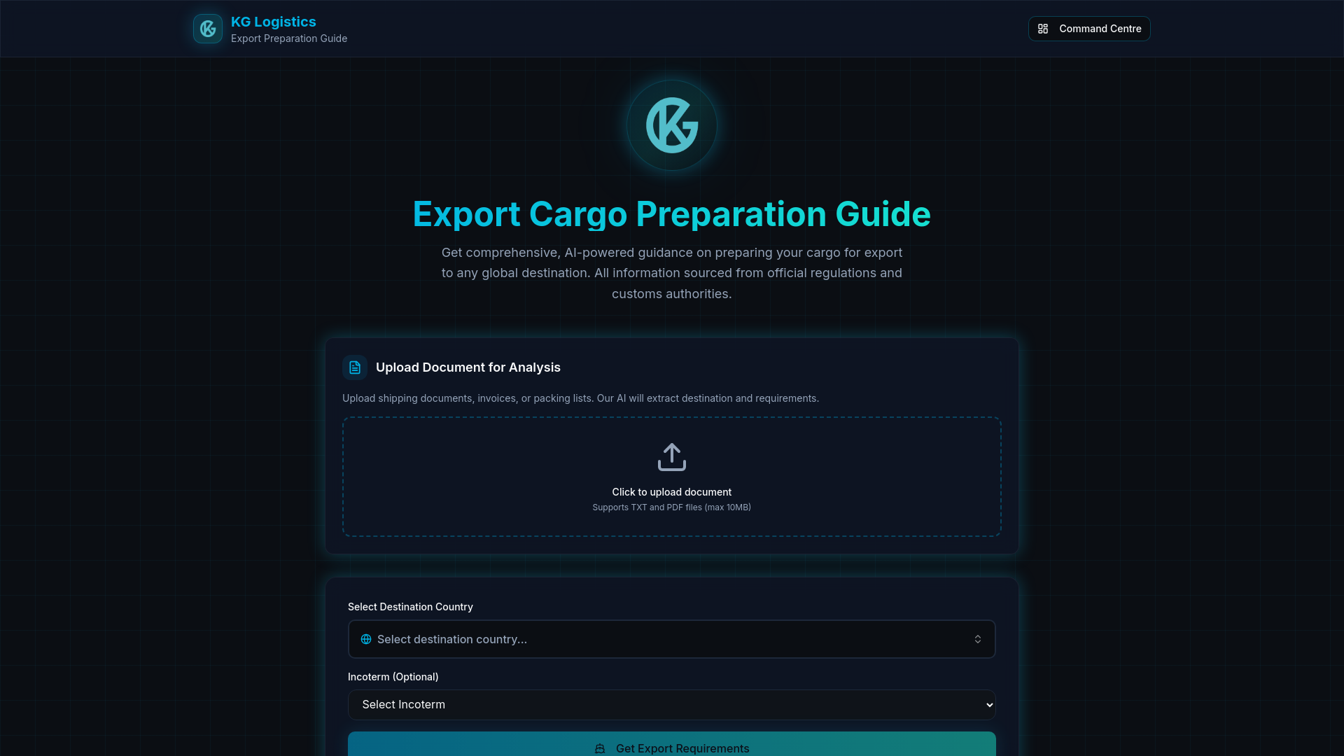 KG Logistics - Export Cargo Preparation Guide