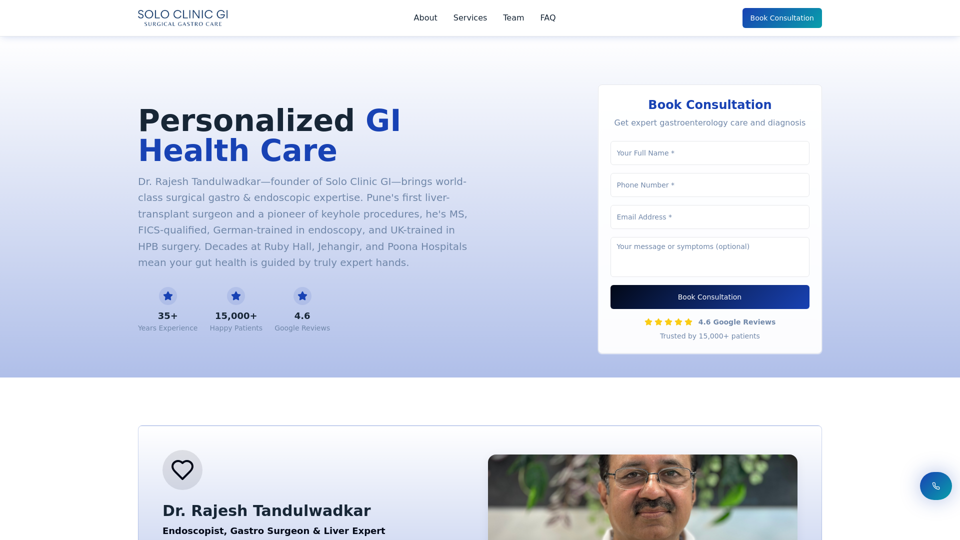 Solo Clinic GI - Best Gastrointestinal Treatment in Pune | Expert GI Care