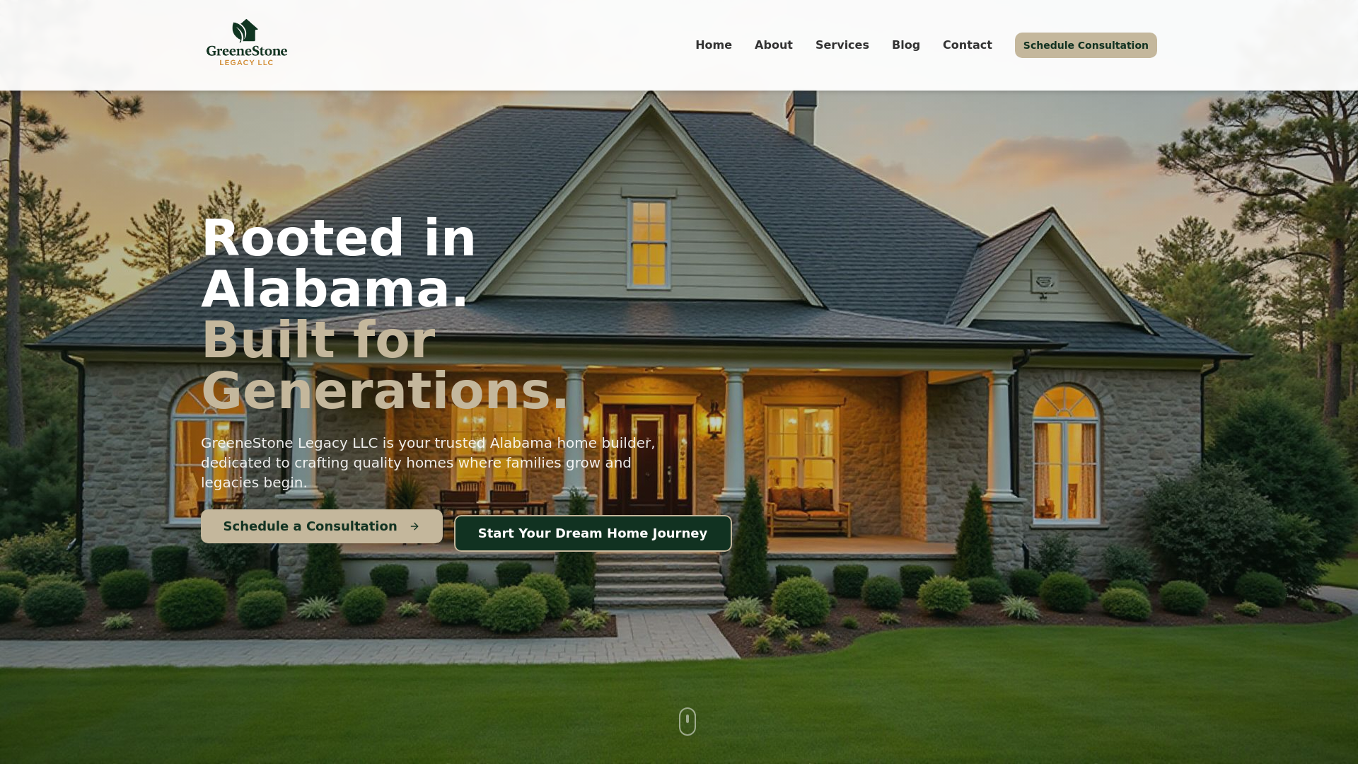 GreeneStone Legacy LLC | Alabama Home Builder | Rooted in Alabama ...
