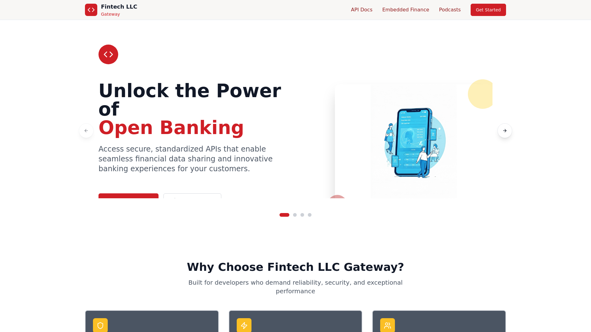 Fintech LLC Gateway - Developer Platform