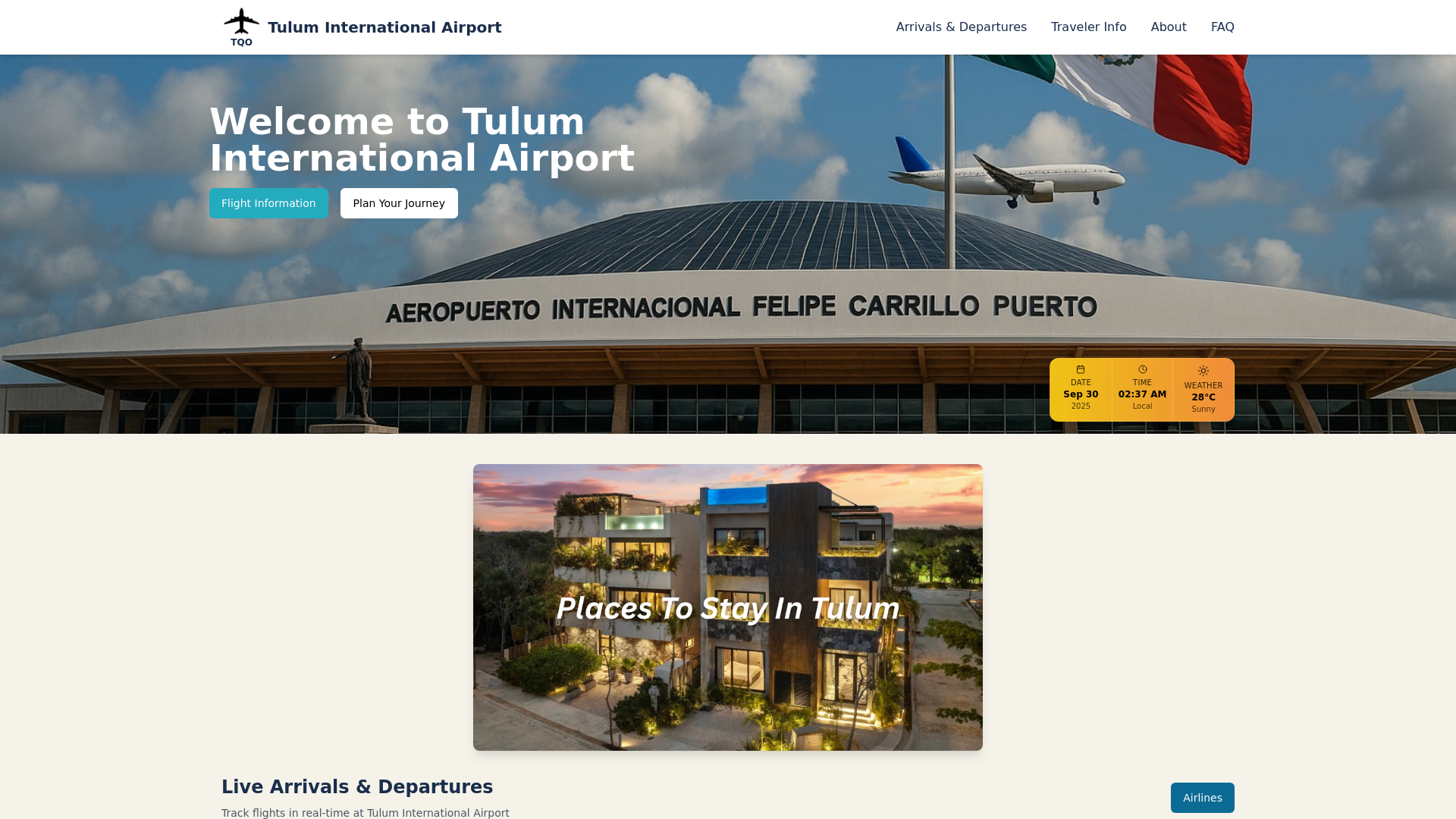 TulumAirport.mx | Tulum International Airport (TQO)