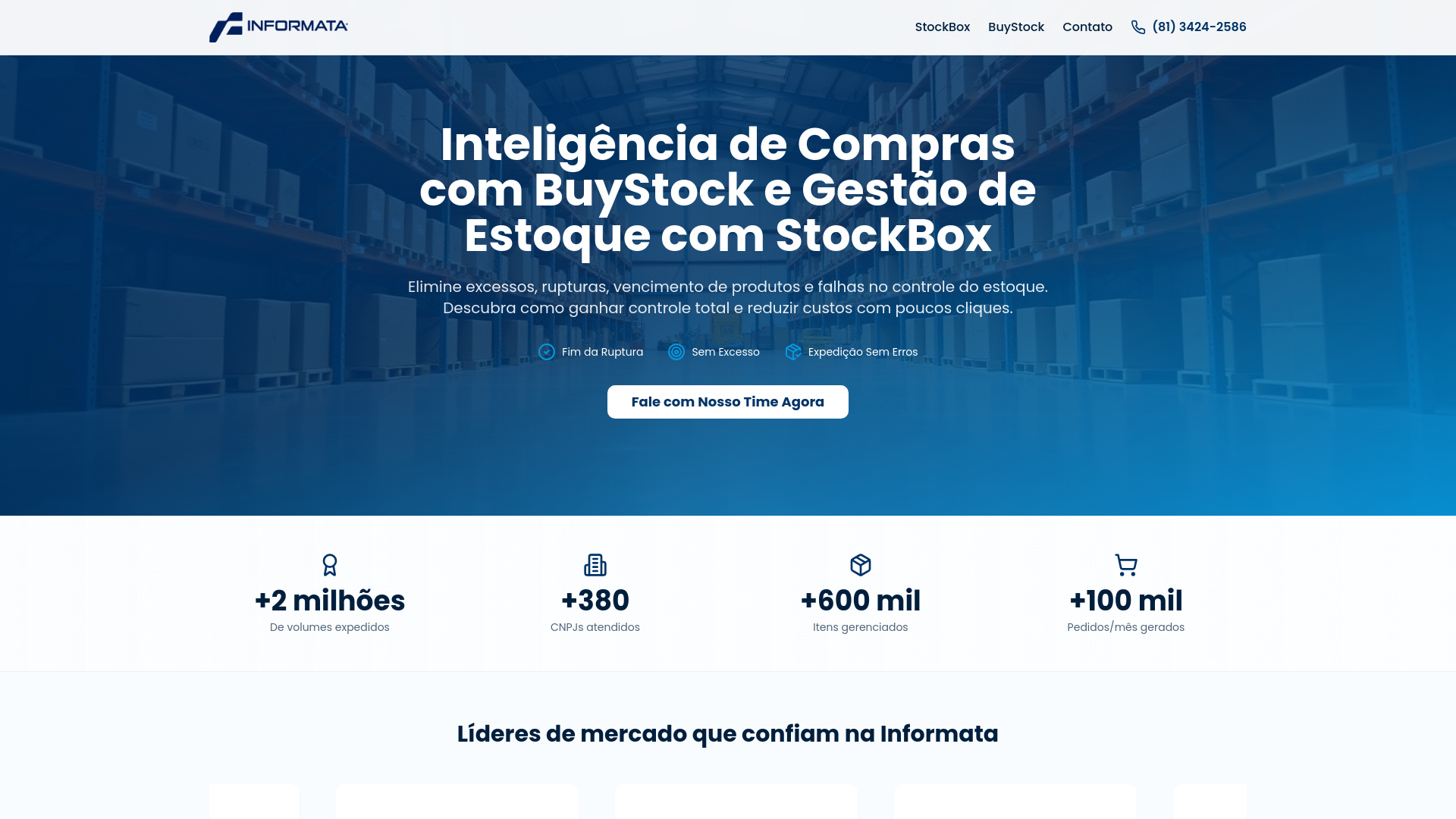 Informata - Soluções BuyStock e StockBox para Gestão de Estoque e Compras