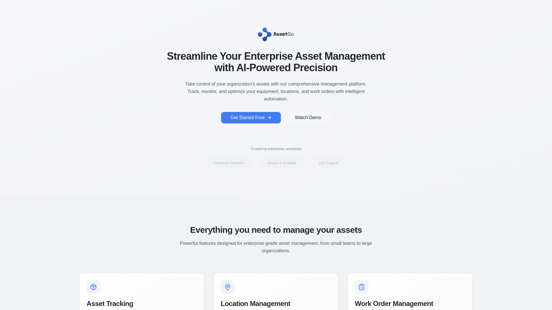 Asset Flow - Enterprise Asset Management