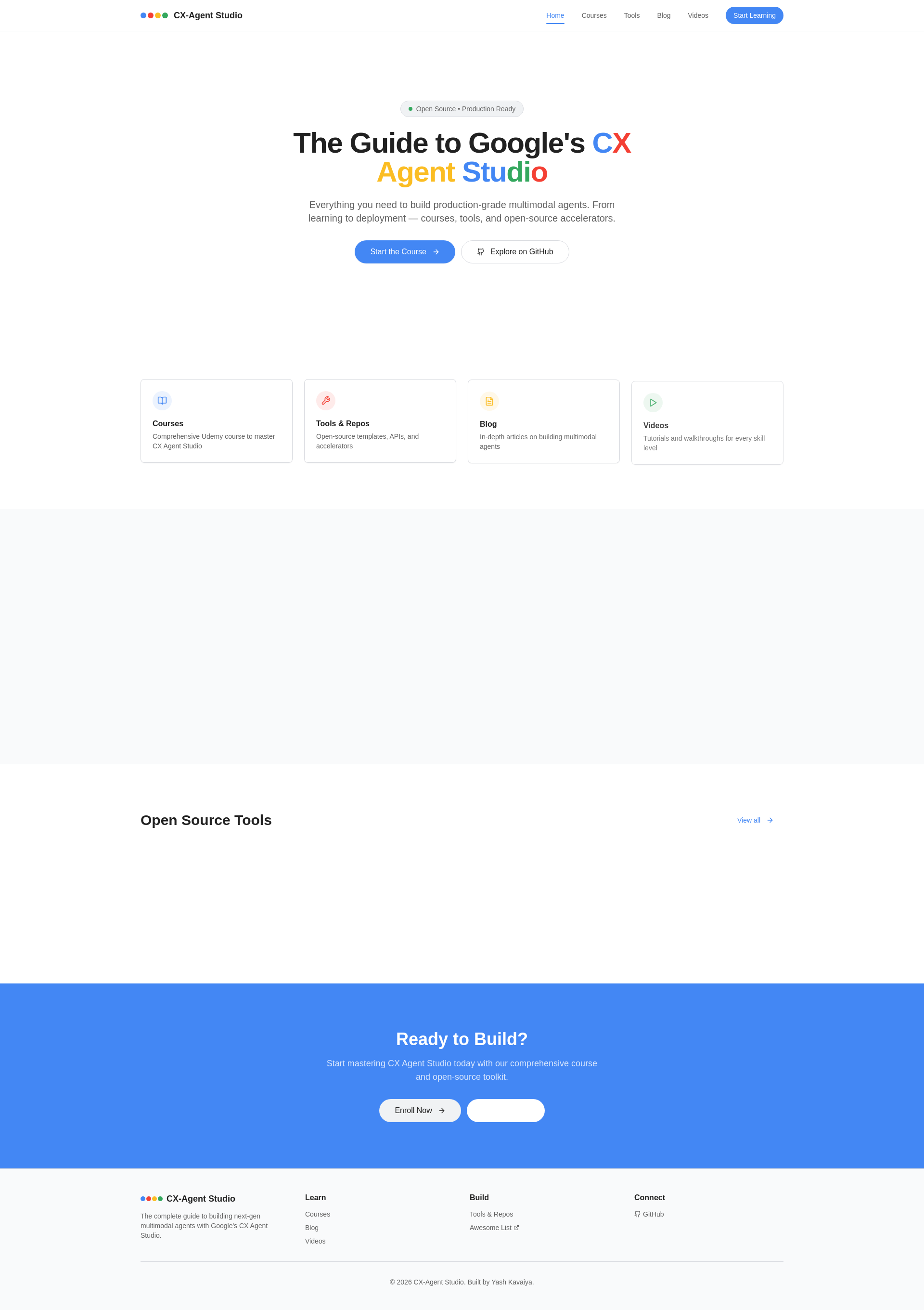 CX-Agent Studio - The Guide to Google's CX Agent Studio