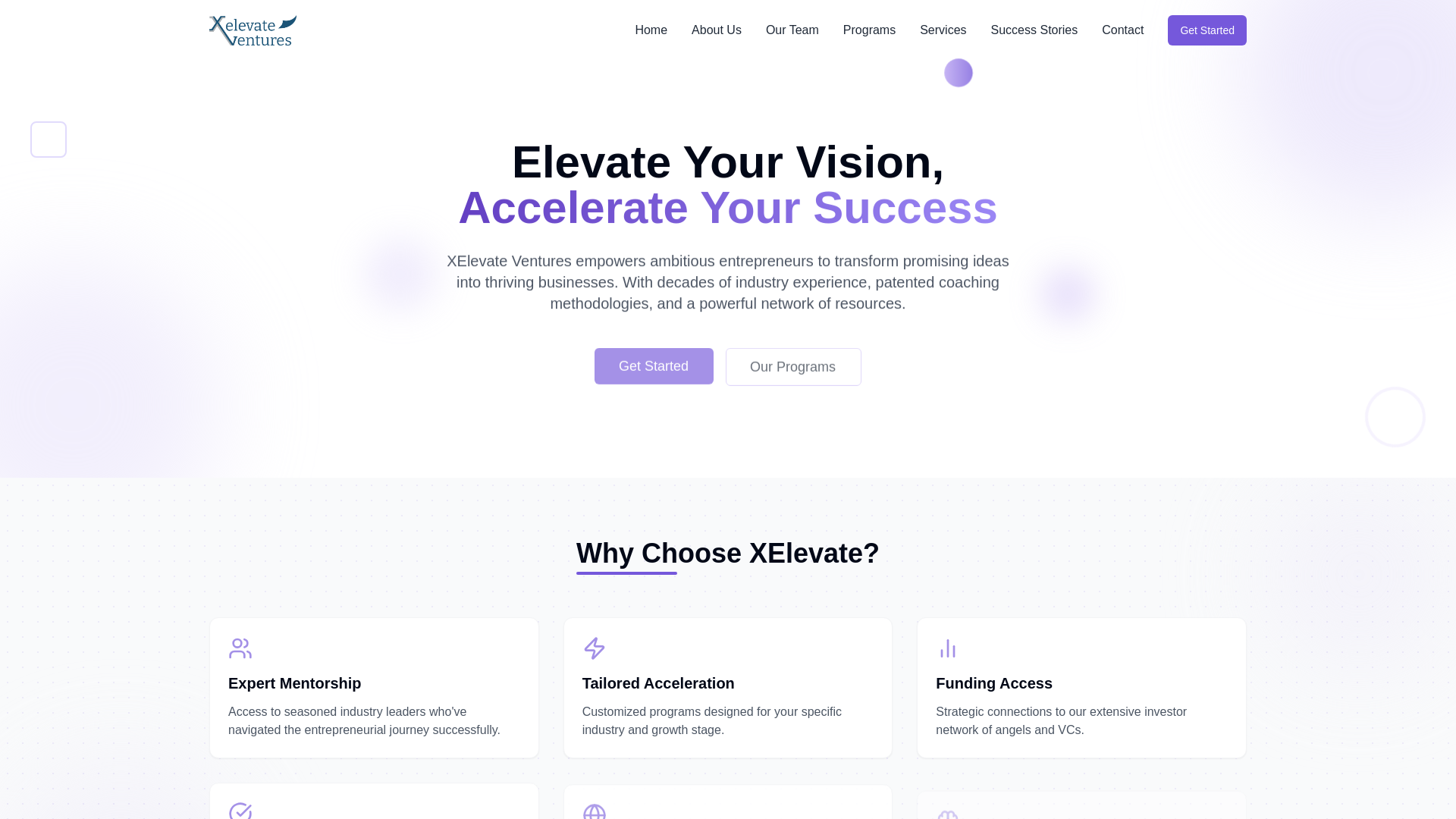 XElevate Ventures - Elevate Your Vision, Accelerate Your Success