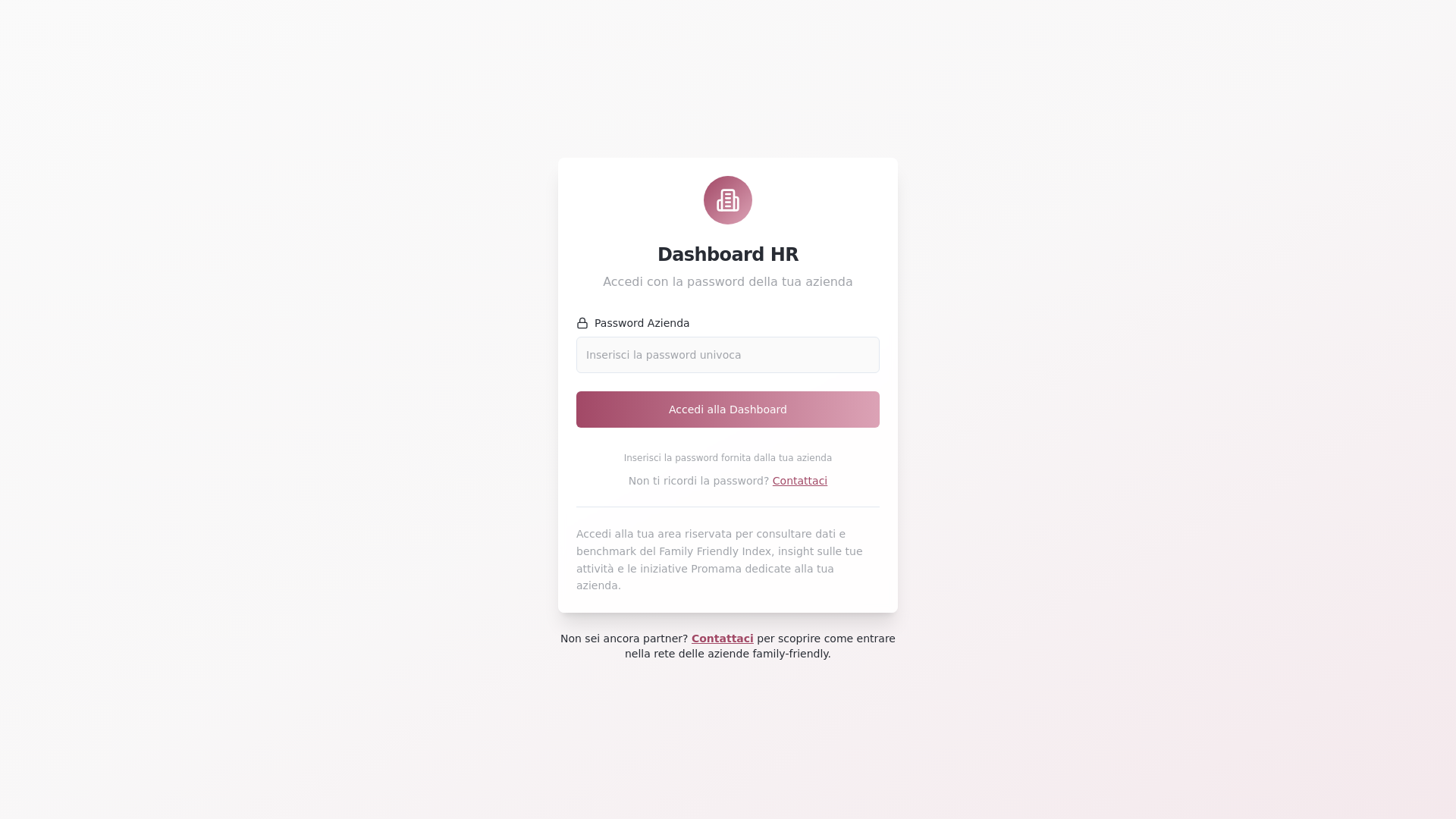 Dashboard HR - Promama
