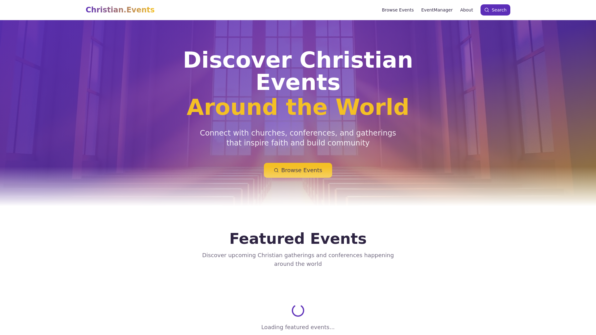 Christian Events 2026 - Conferences, Worship & Gatherings Worldwide