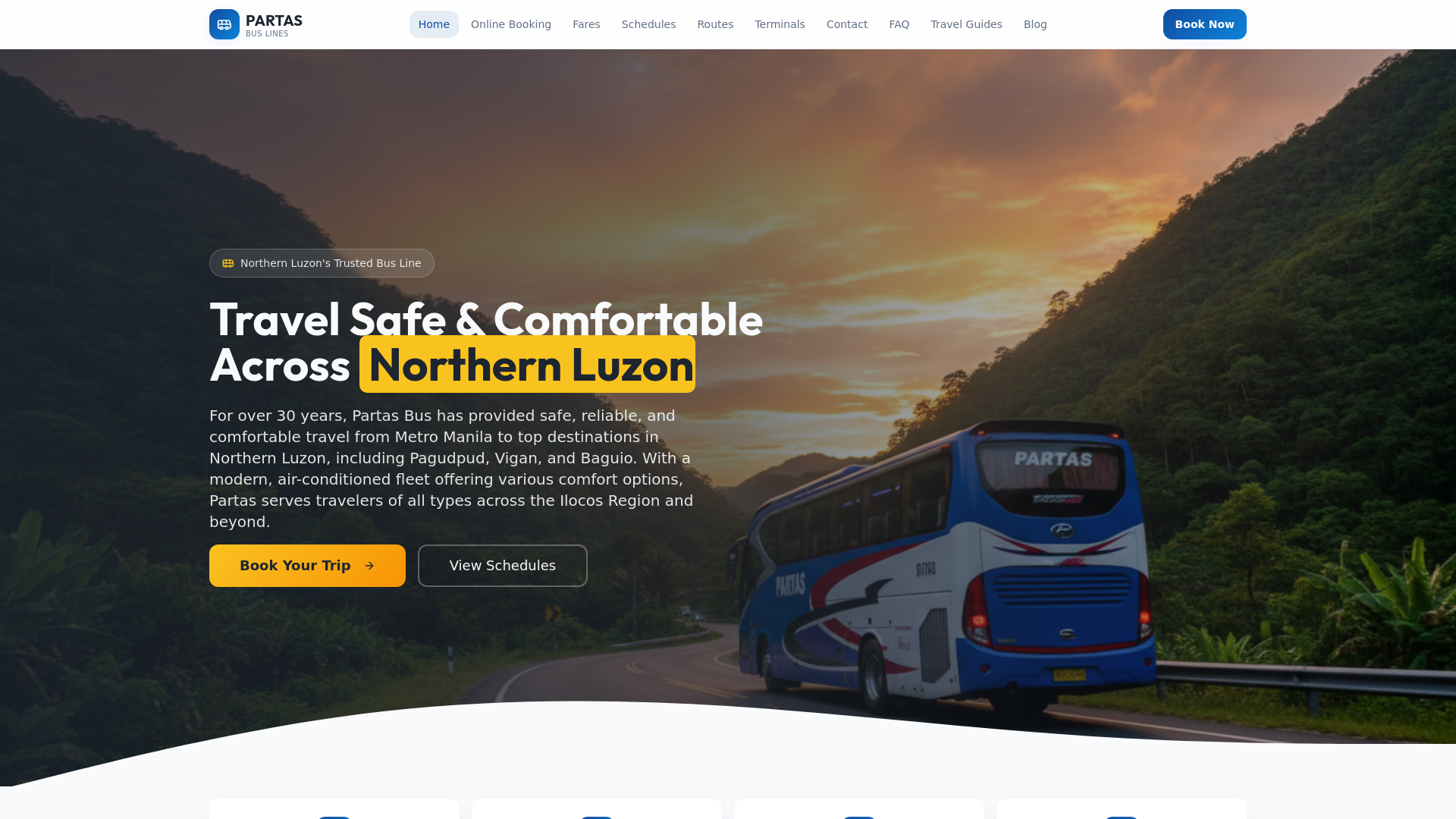 Partas Online Booking | Partas Bus Tickets | Schedule, Fare | Cubao ...