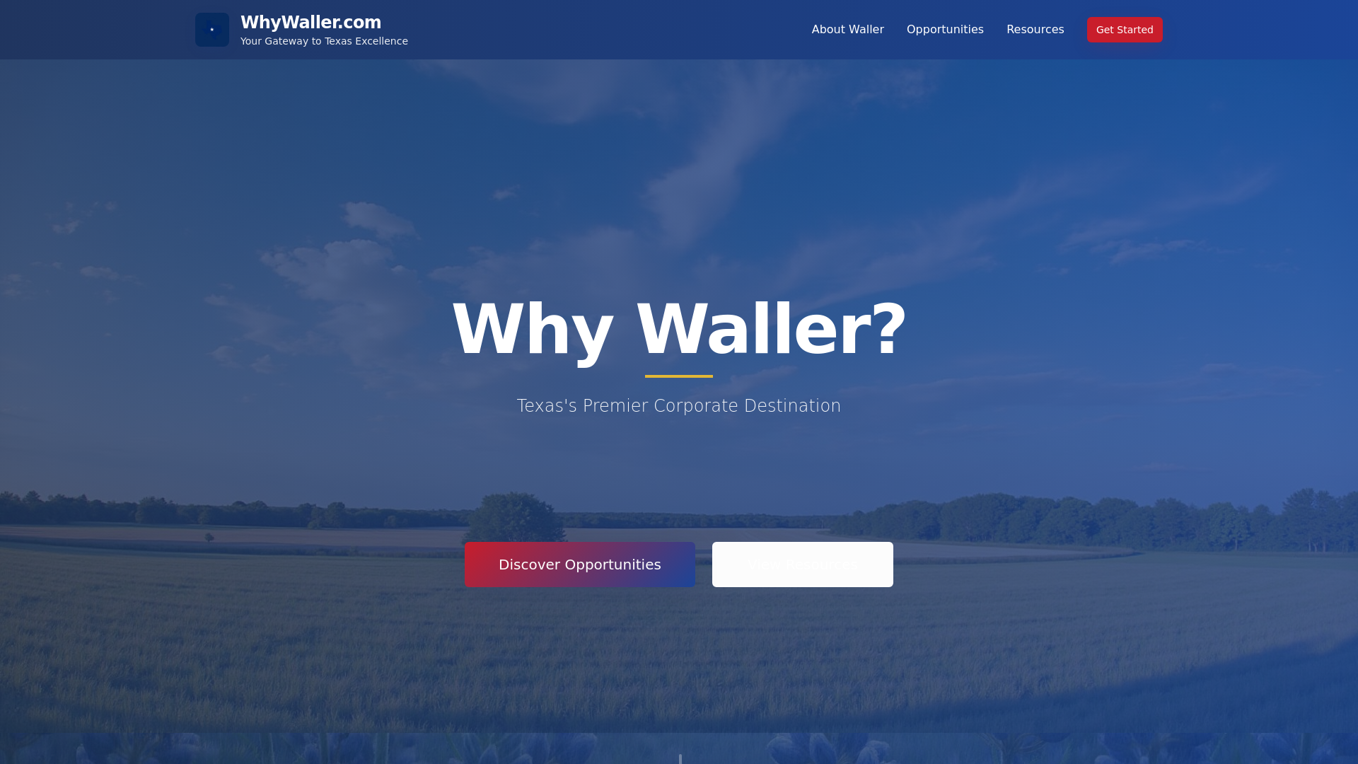 Why Waller? | Discover Waller County Texas - New Homes, Business Growth & Community