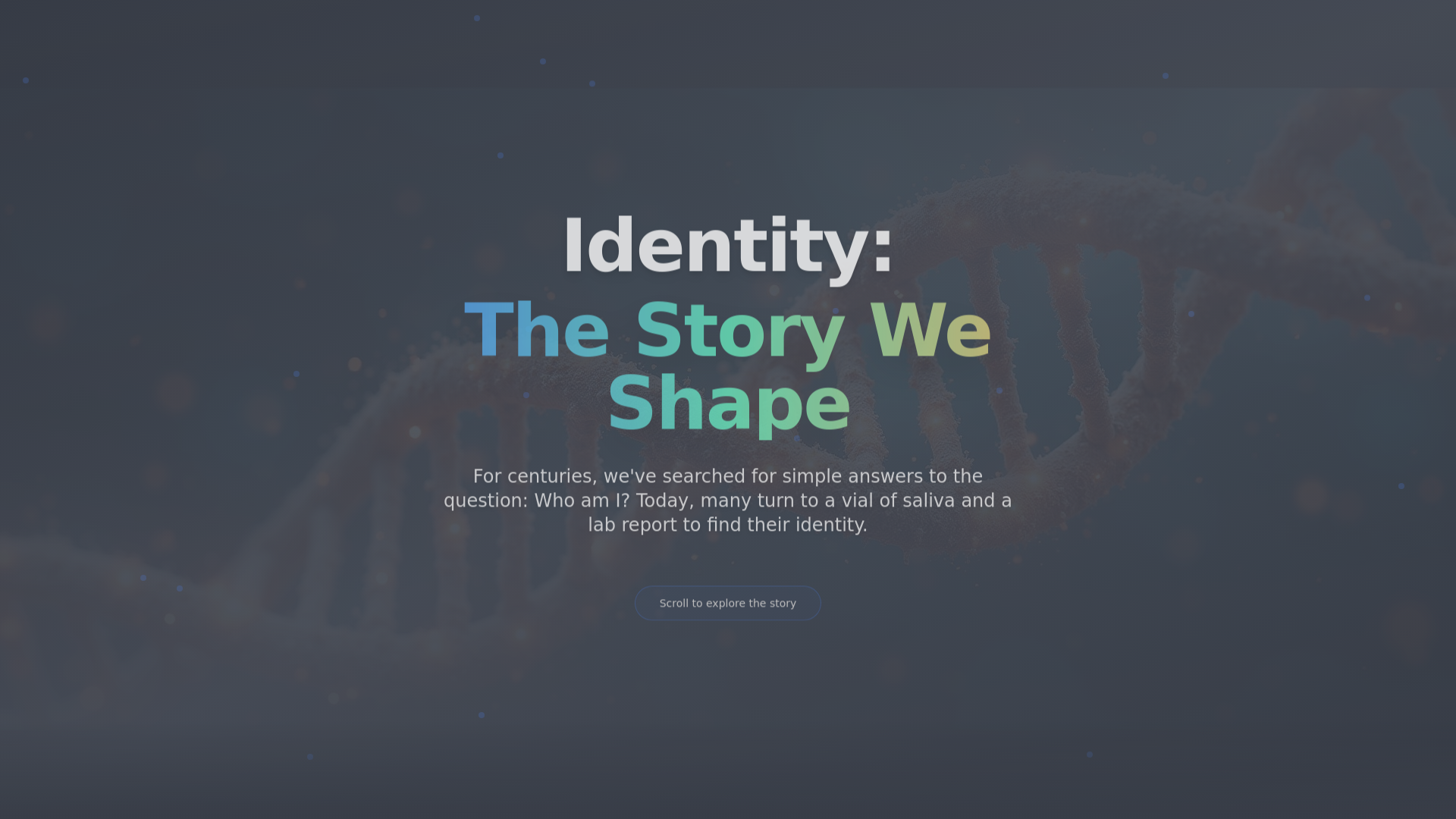 Identity: The Story We Shape
