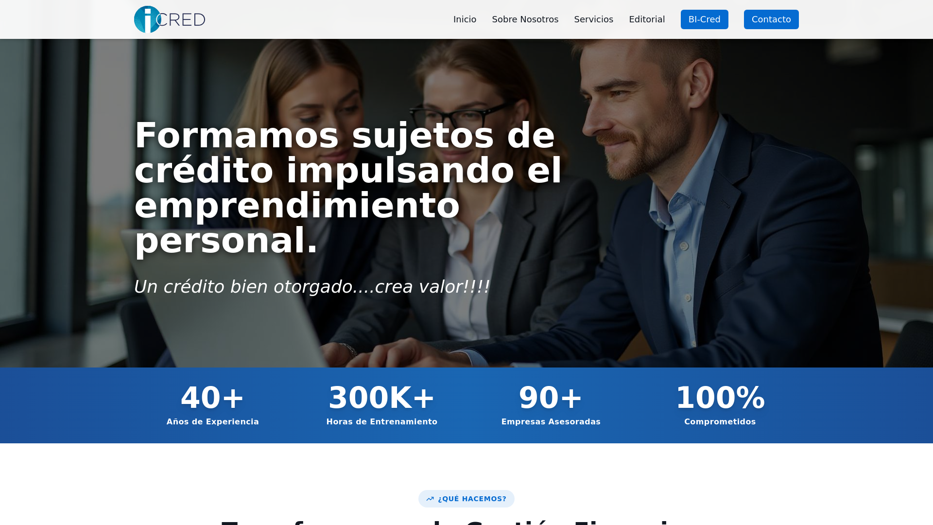ICRED - Instituto de Crédito | Consultoría Financiera y Crediticia
